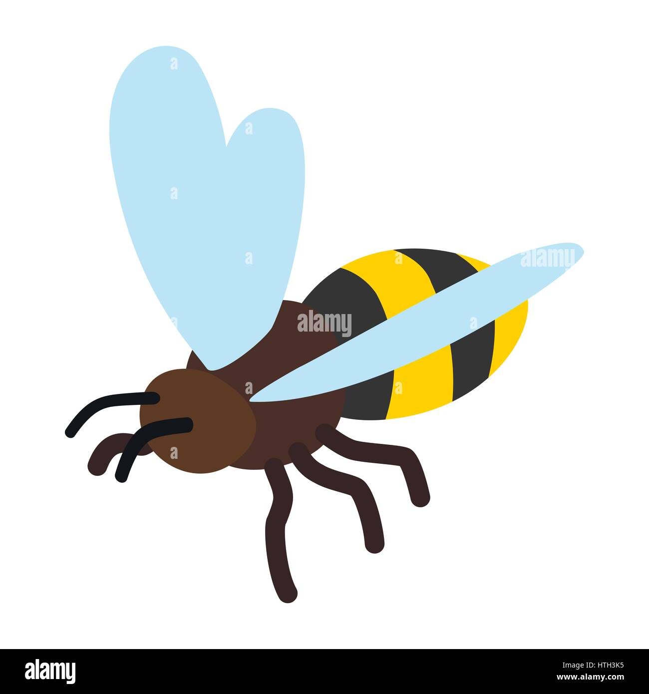 Bee icon, isometric 3d style Stock Vector Image & Art - Alamy