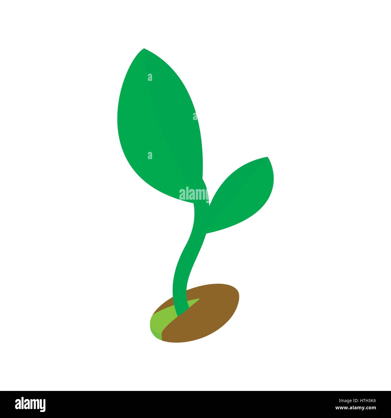 Sprout isometric 3d icon hi-res stock photography and images - Alamy