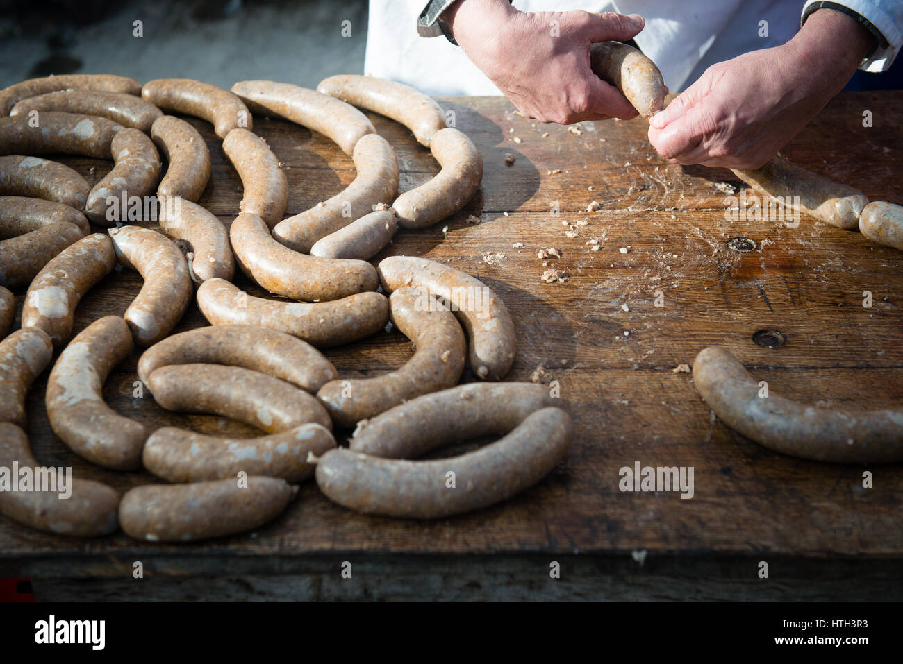 Making homemade sausages hi-res stock photography and images - Alamy