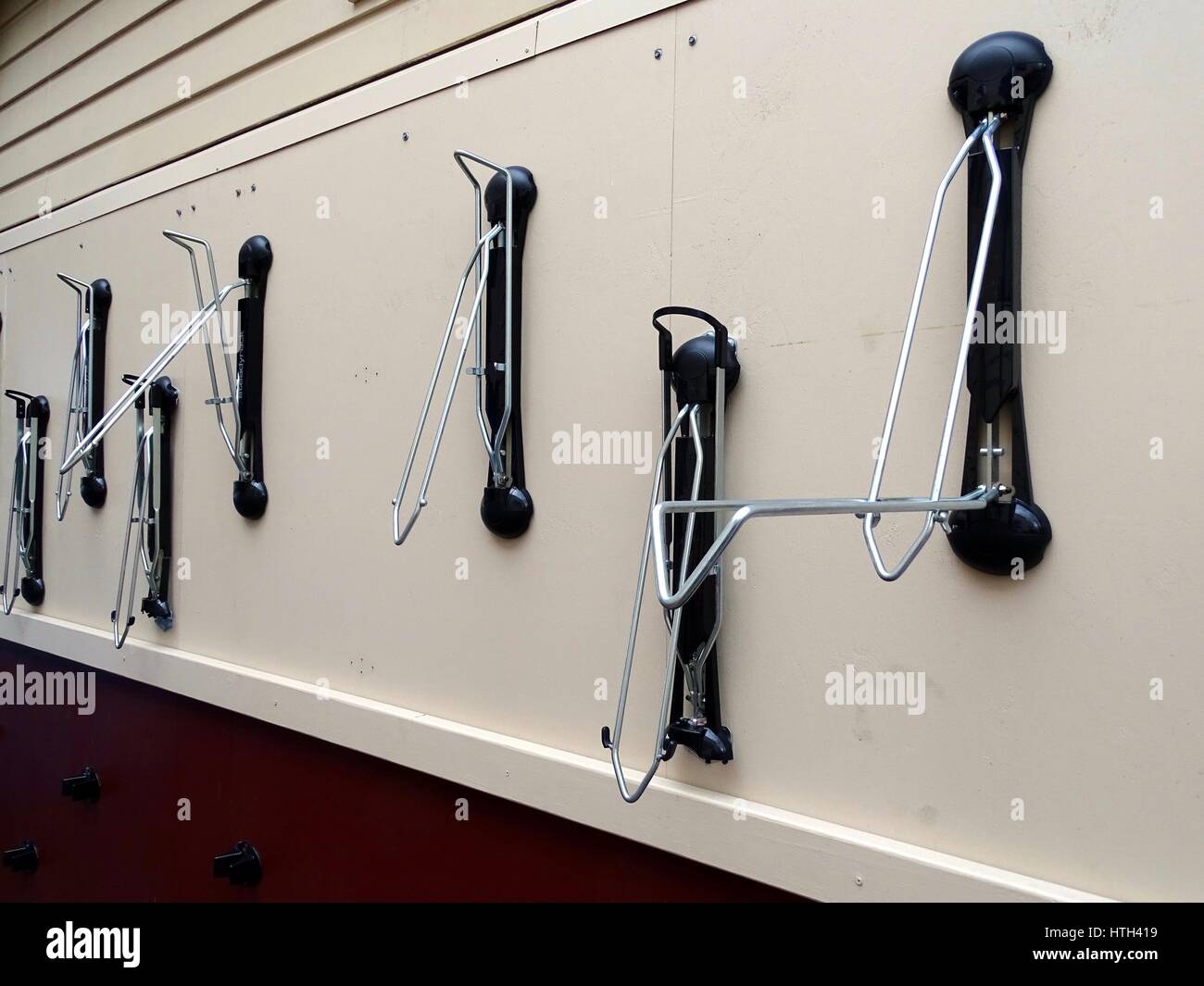 Bicycle racks hi-res stock photography and images - Alamy