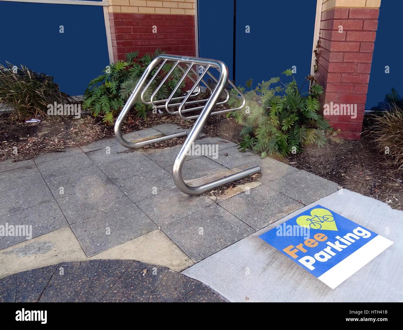 Empty bike rack hi-res stock photography and images - Alamy