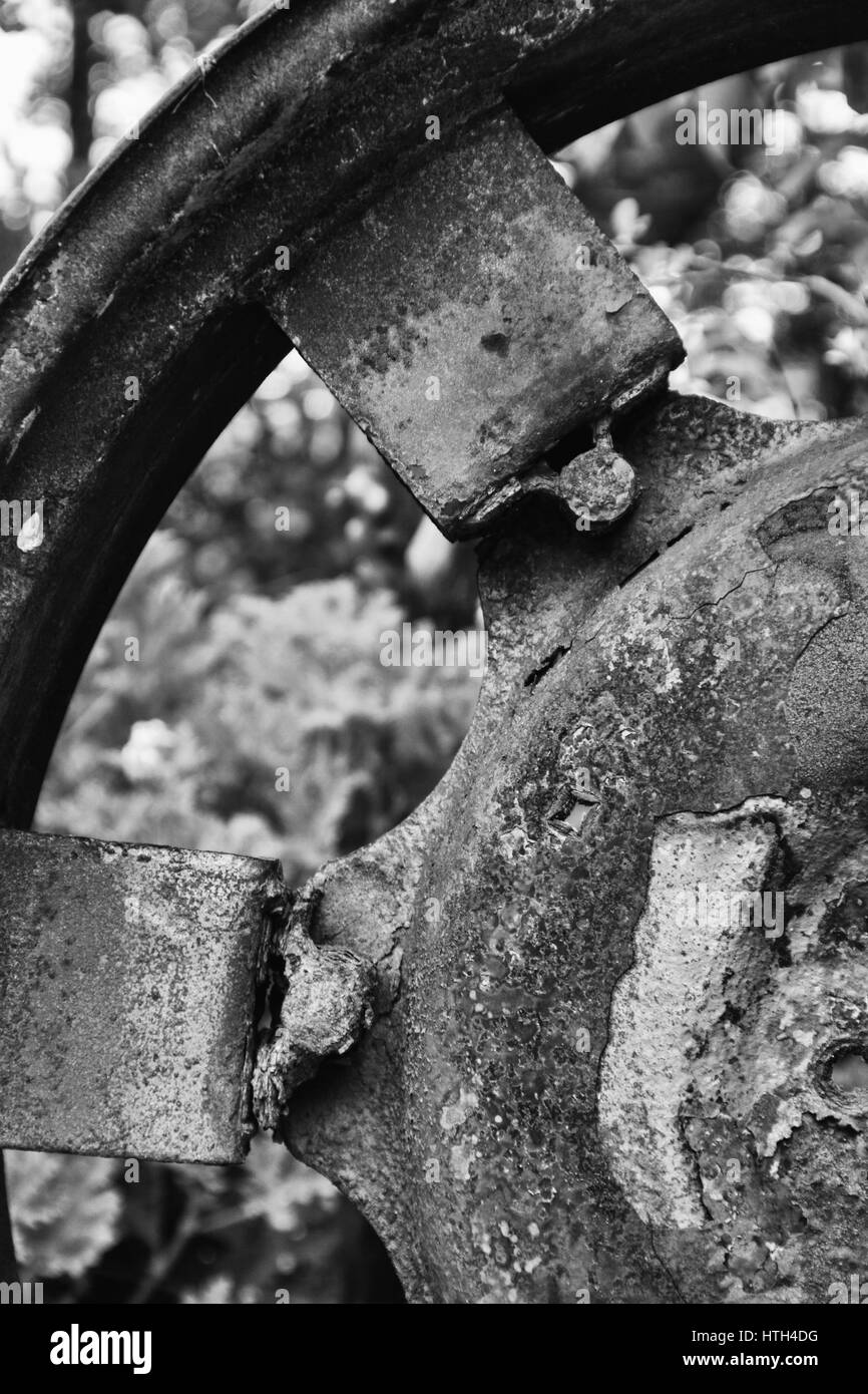 Green tractor on farm Black and White Stock Photos & Images - Alamy