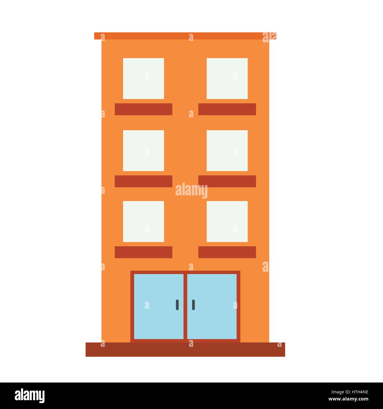 Three-storey house icon Stock Vector Image & Art - Alamy