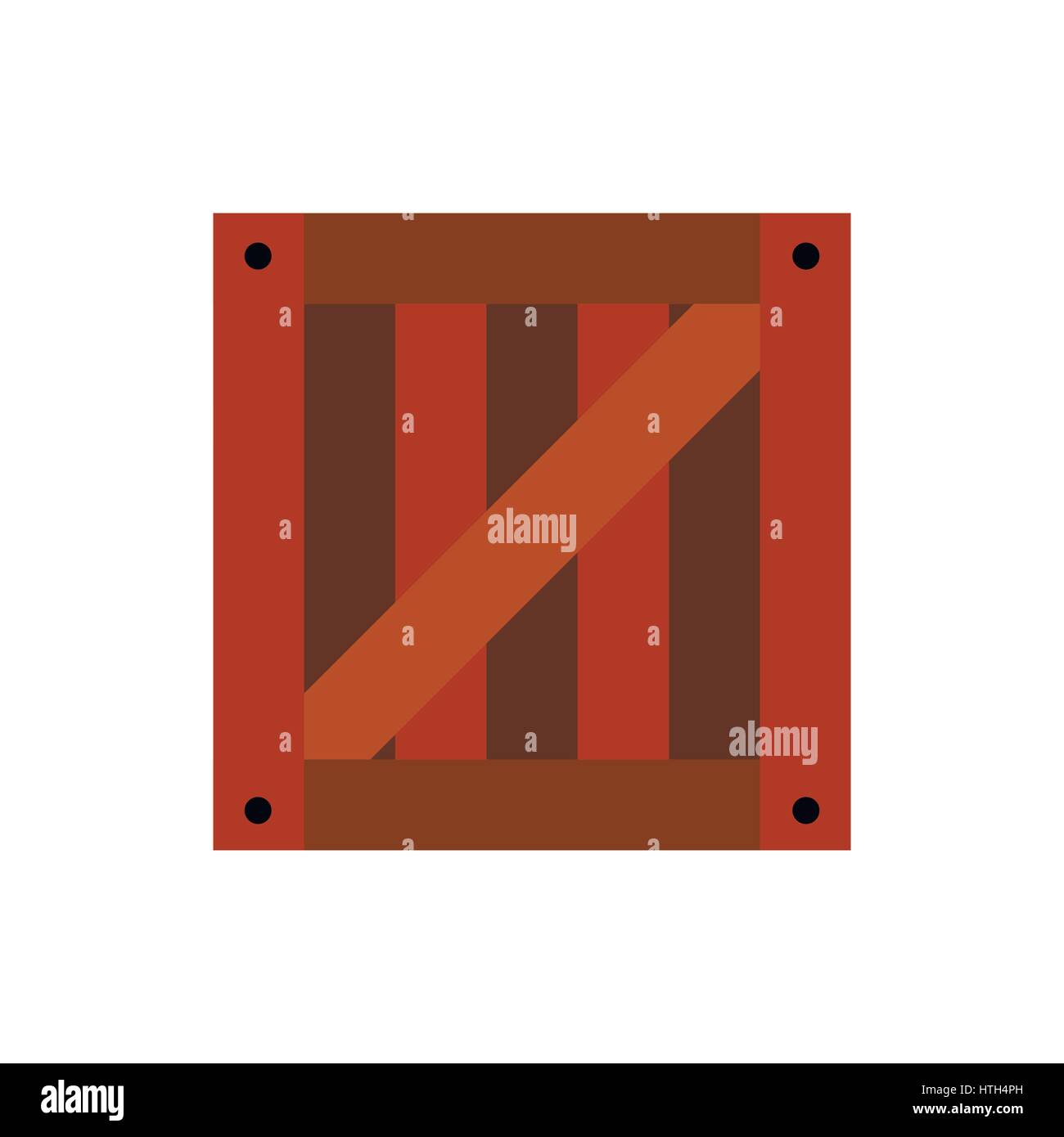 Fragile wood crate Stock Vector Images - Alamy