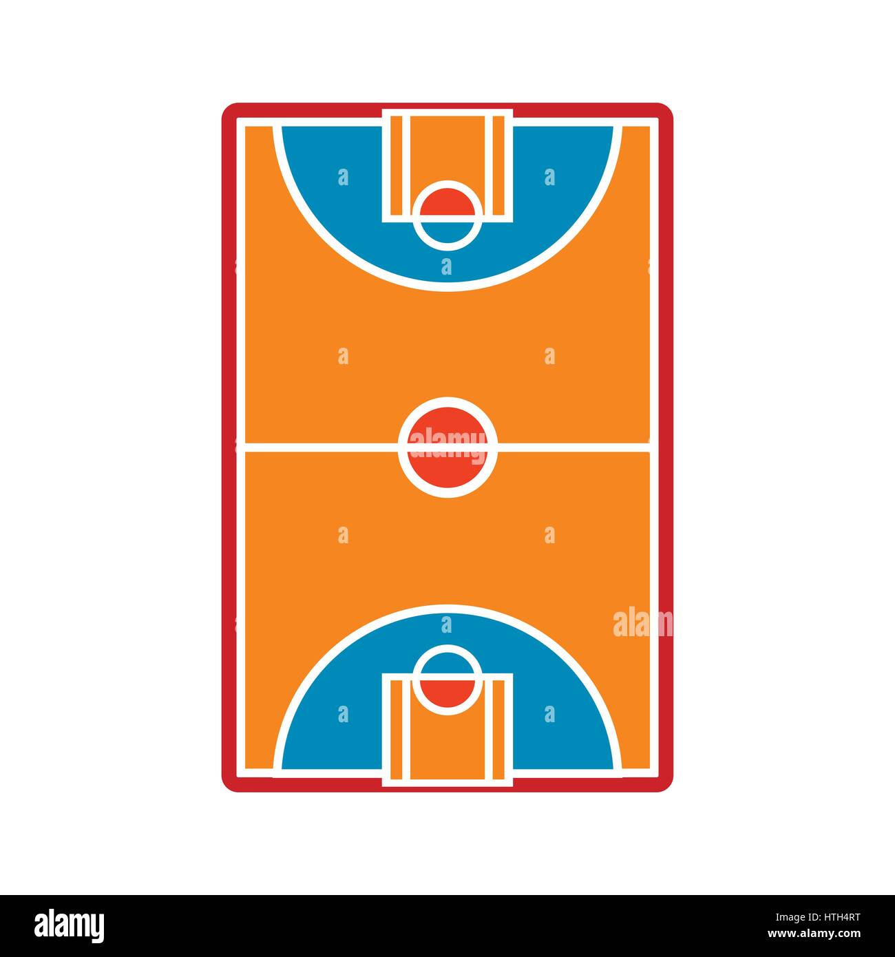 Basket pitch Cut Out Stock Images & Pictures - Alamy