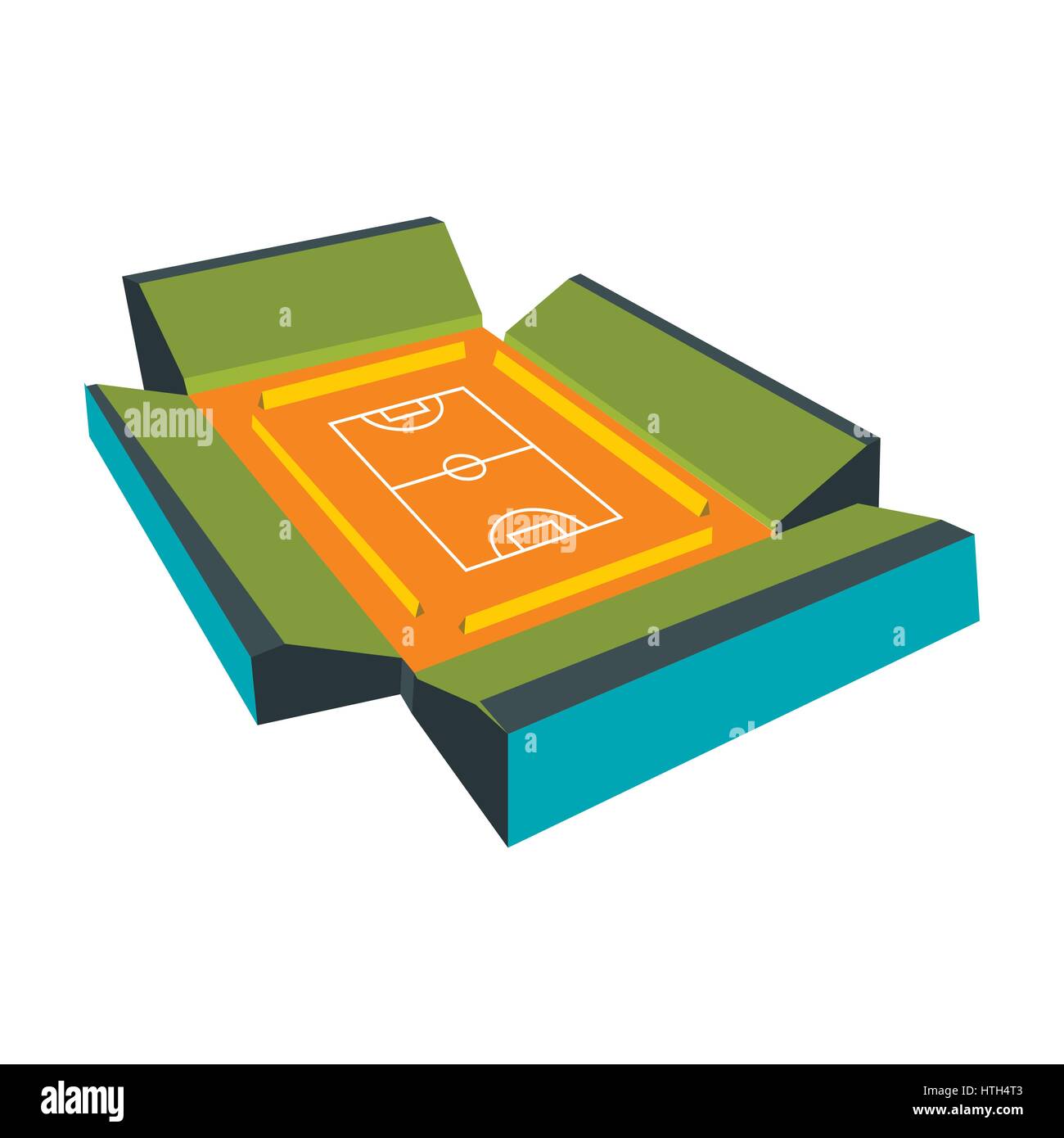 Open soccer field icon Stock Vector Image & Art - Alamy