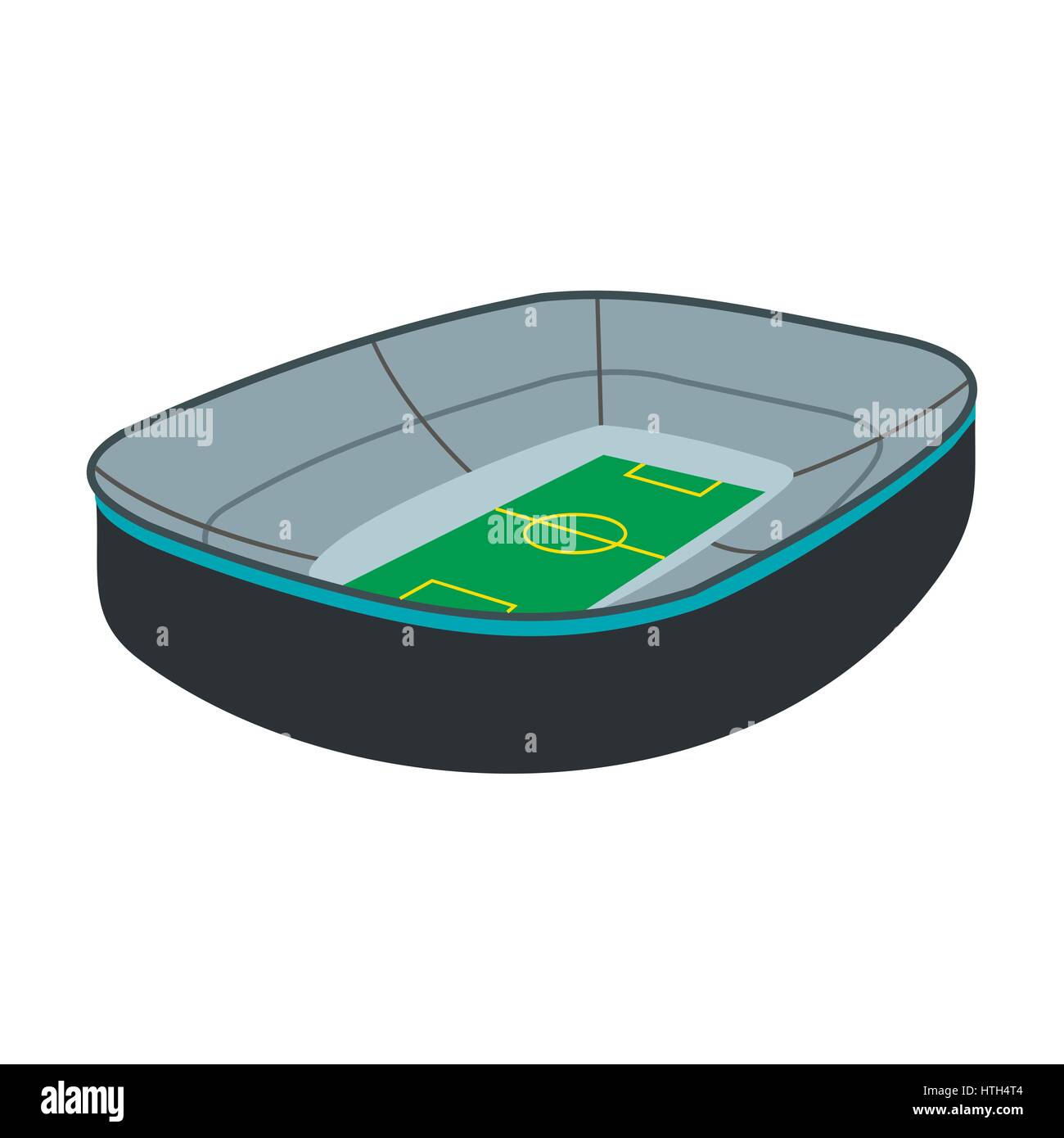 Oval footbal stadium icon Stock Vector Image & Art - Alamy