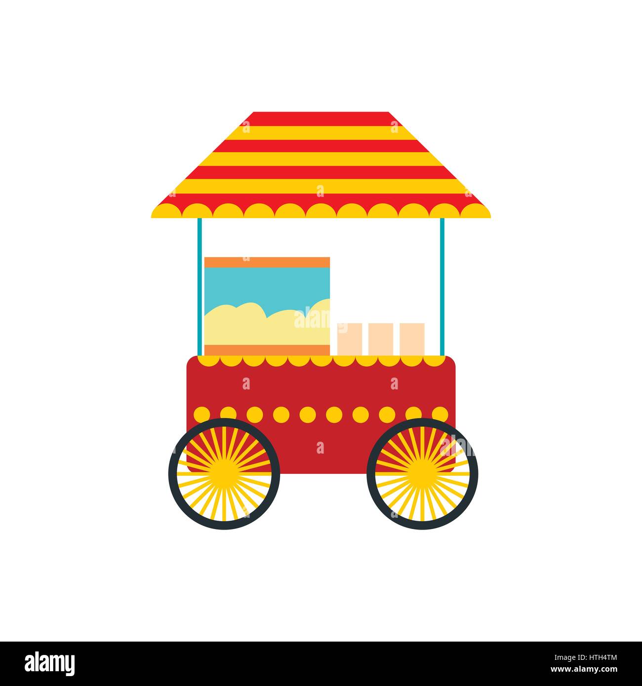 Popcorn vendor Cut Out Stock Images & Pictures - Alamy