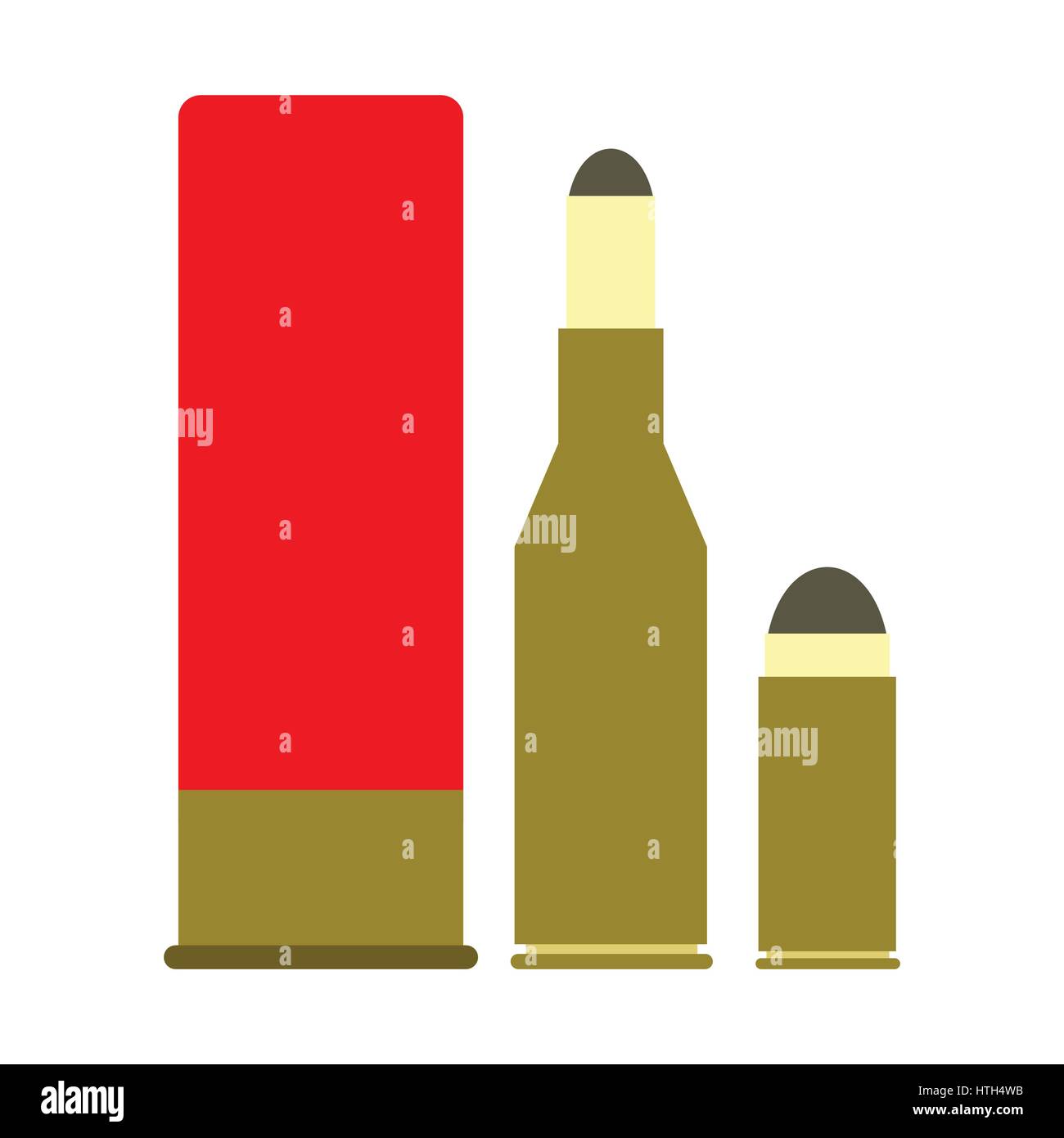 Shotgun shell and bullets icon Stock Vector Image & Art - Alamy