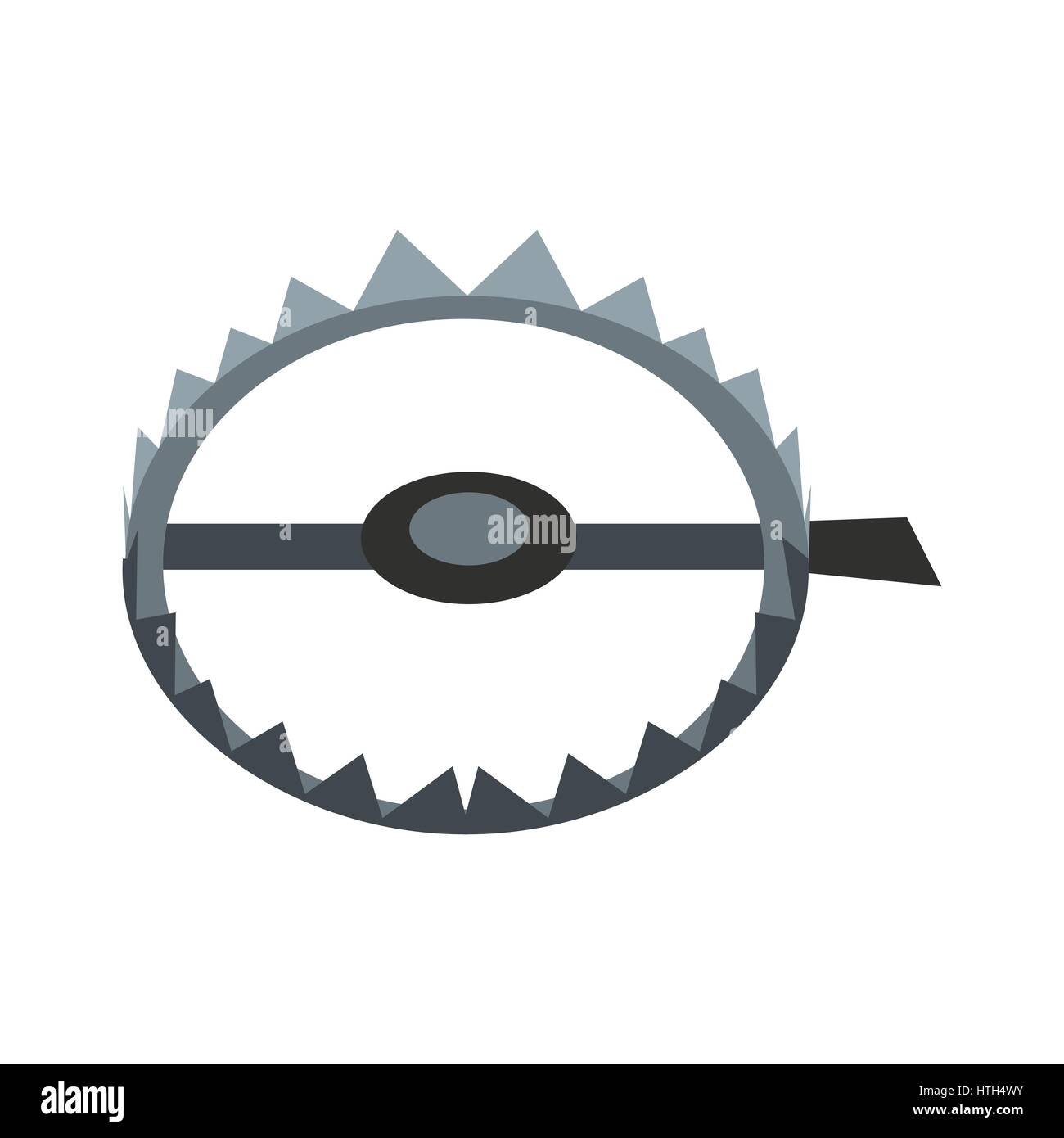 Sharp metal trap icon Stock Vector Image & Art - Alamy