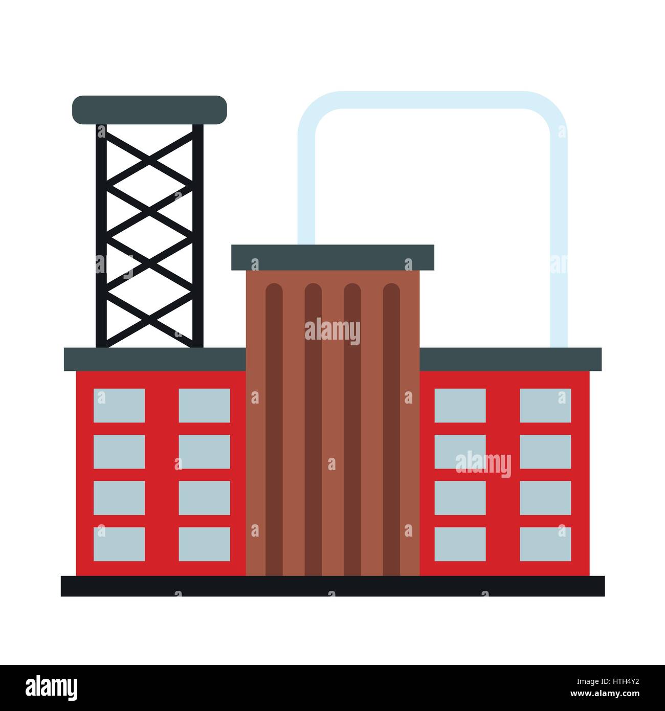 Plant industrial building icon Stock Vector Image & Art - Alamy
