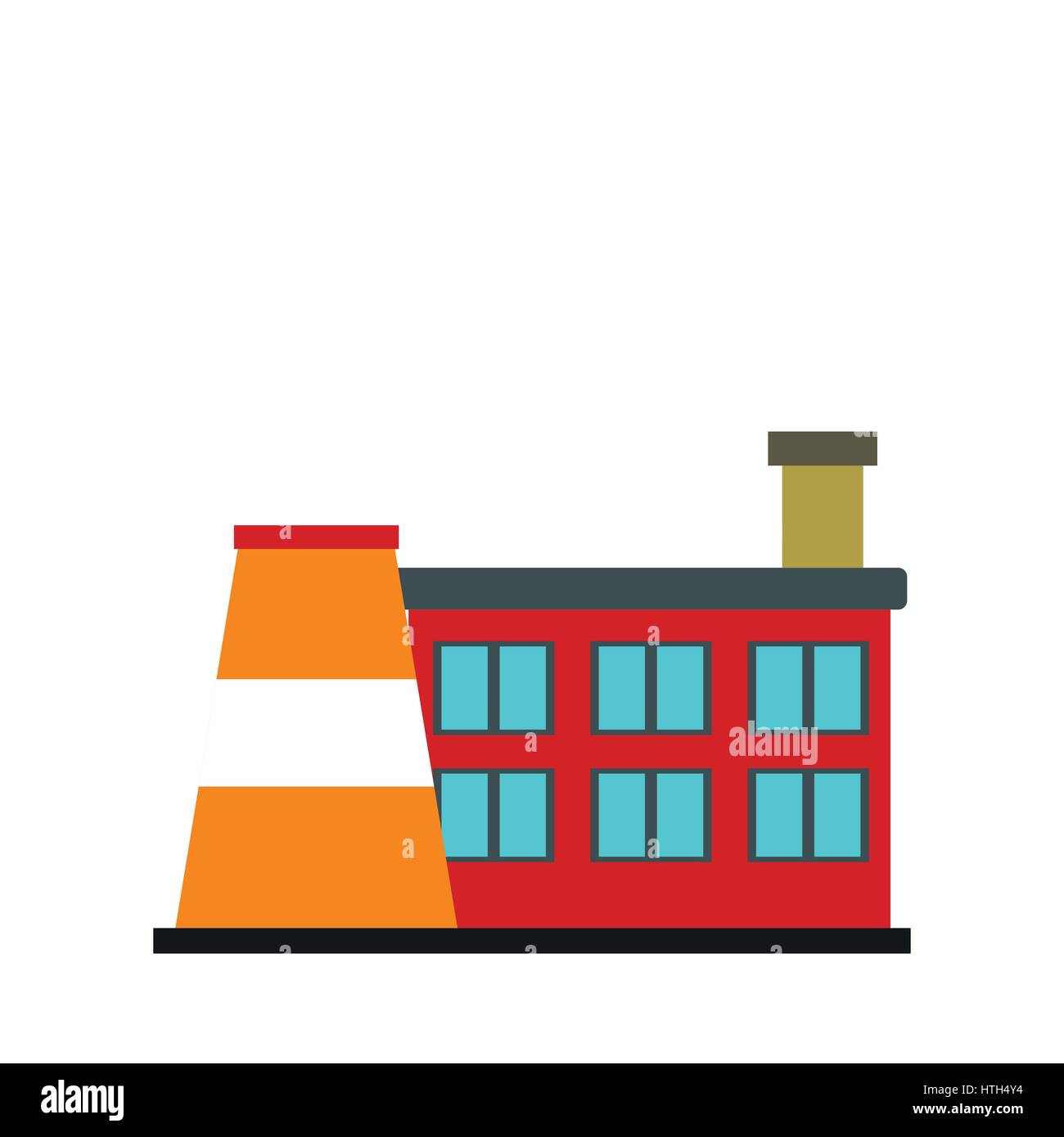 Factory building icon Stock Vector Image & Art - Alamy