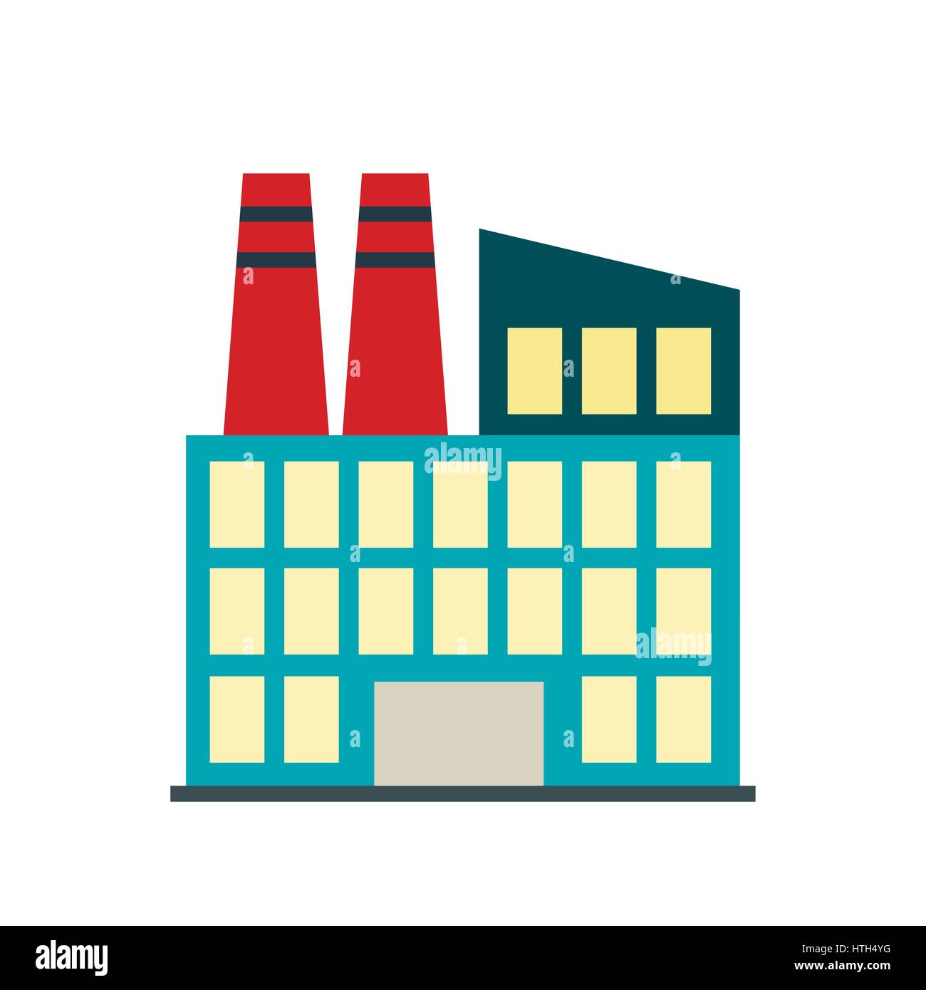 Plant industrial building icon Stock Vector Image & Art - Alamy
