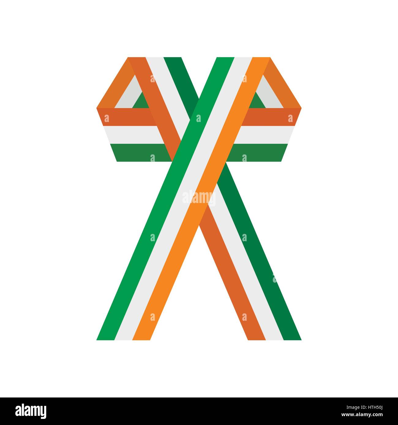 Irish ribbons icon Stock Vector Image & Art - Alamy