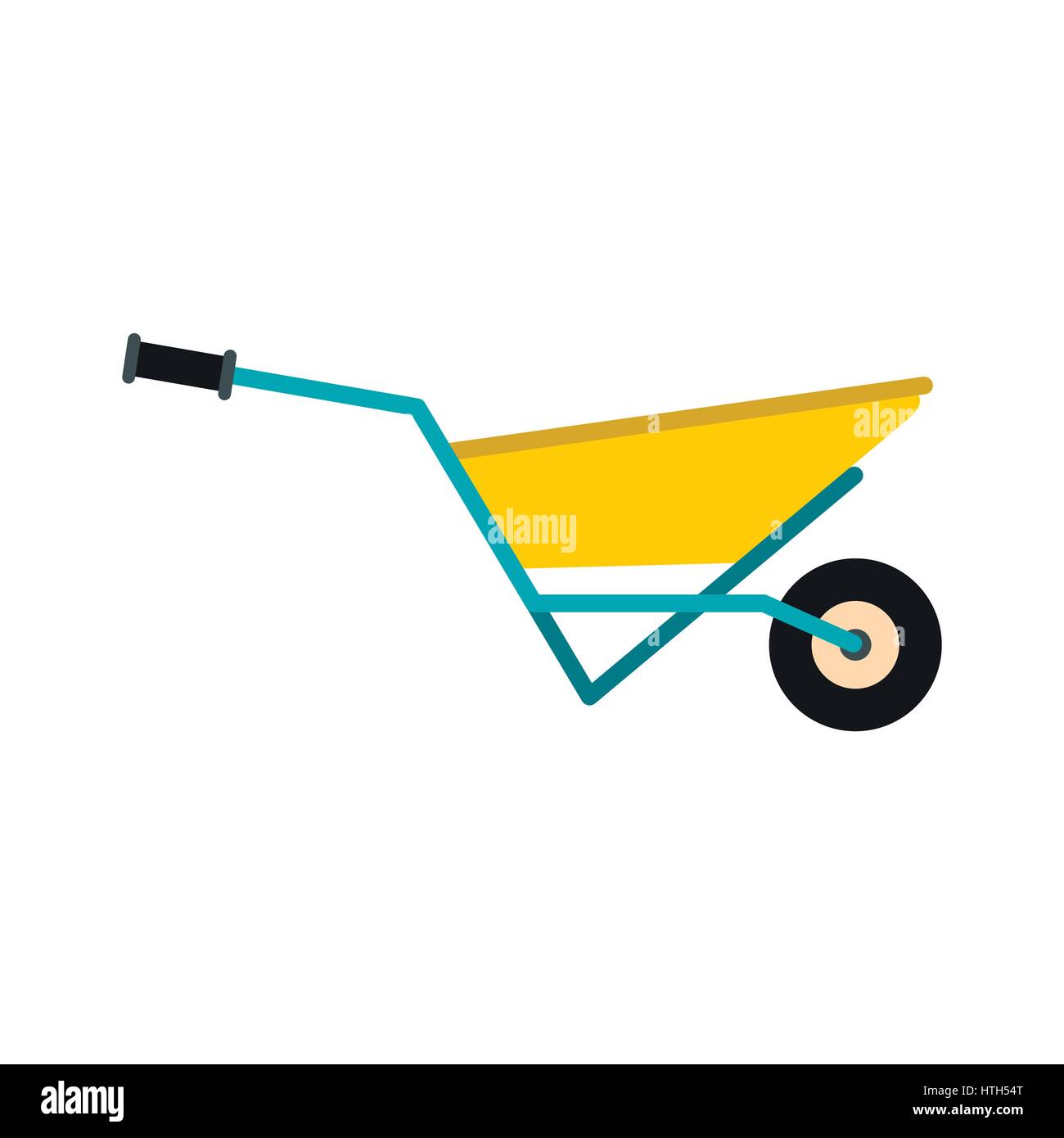 A wheelbarrow full of turf icon Stock Vector Image & Art - Alamy