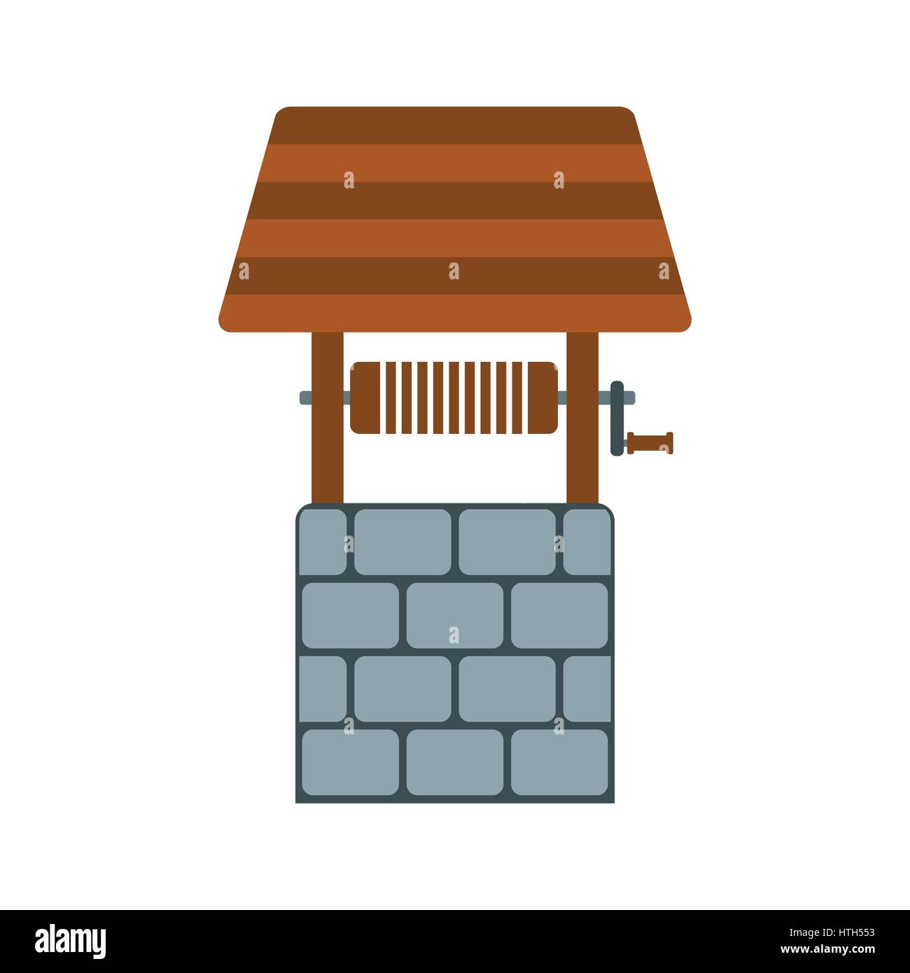 Well water wheel Stock Vector Images - Alamy