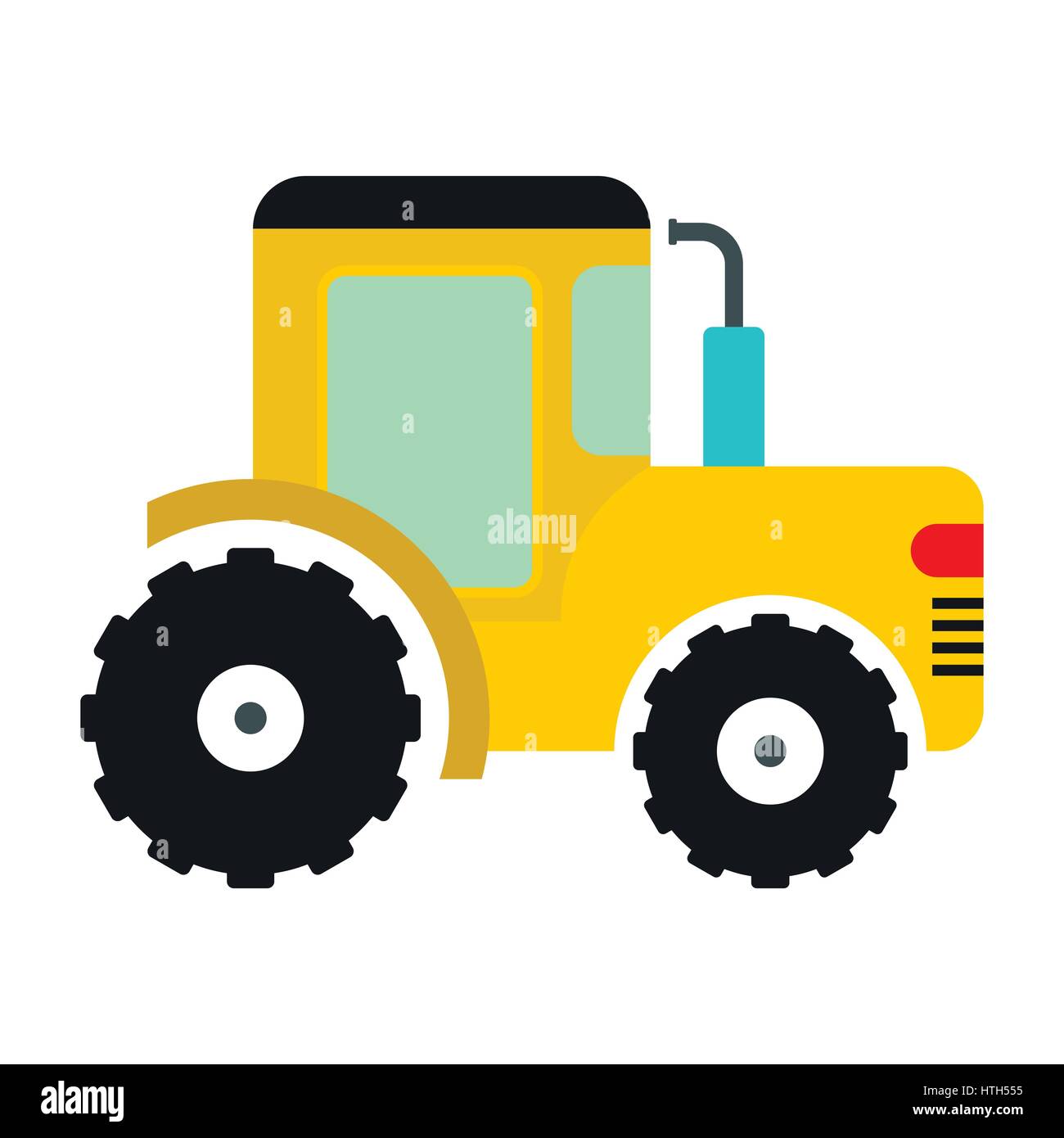 Agricultural scene field yellow Cut Out Stock Images & Pictures - Alamy