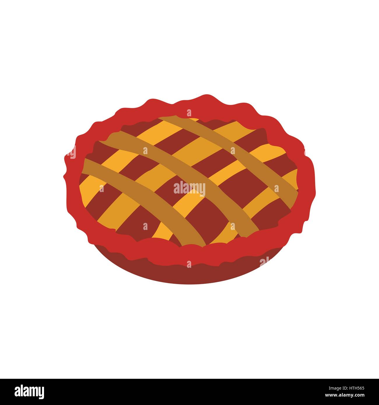 Pie Crust Stock Vector Images - Alamy