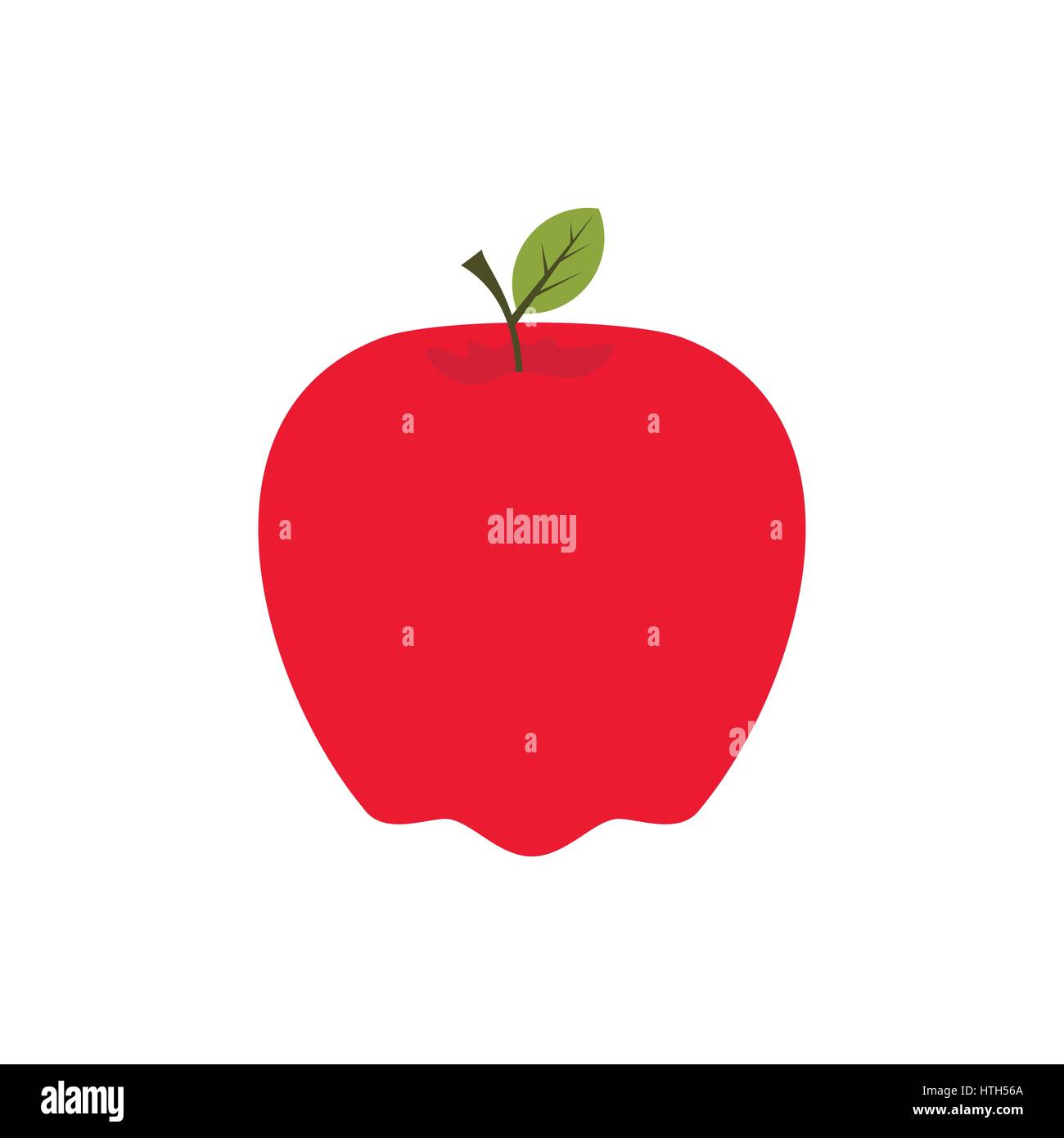 Red apple icon Stock Vector Image & Art - Alamy