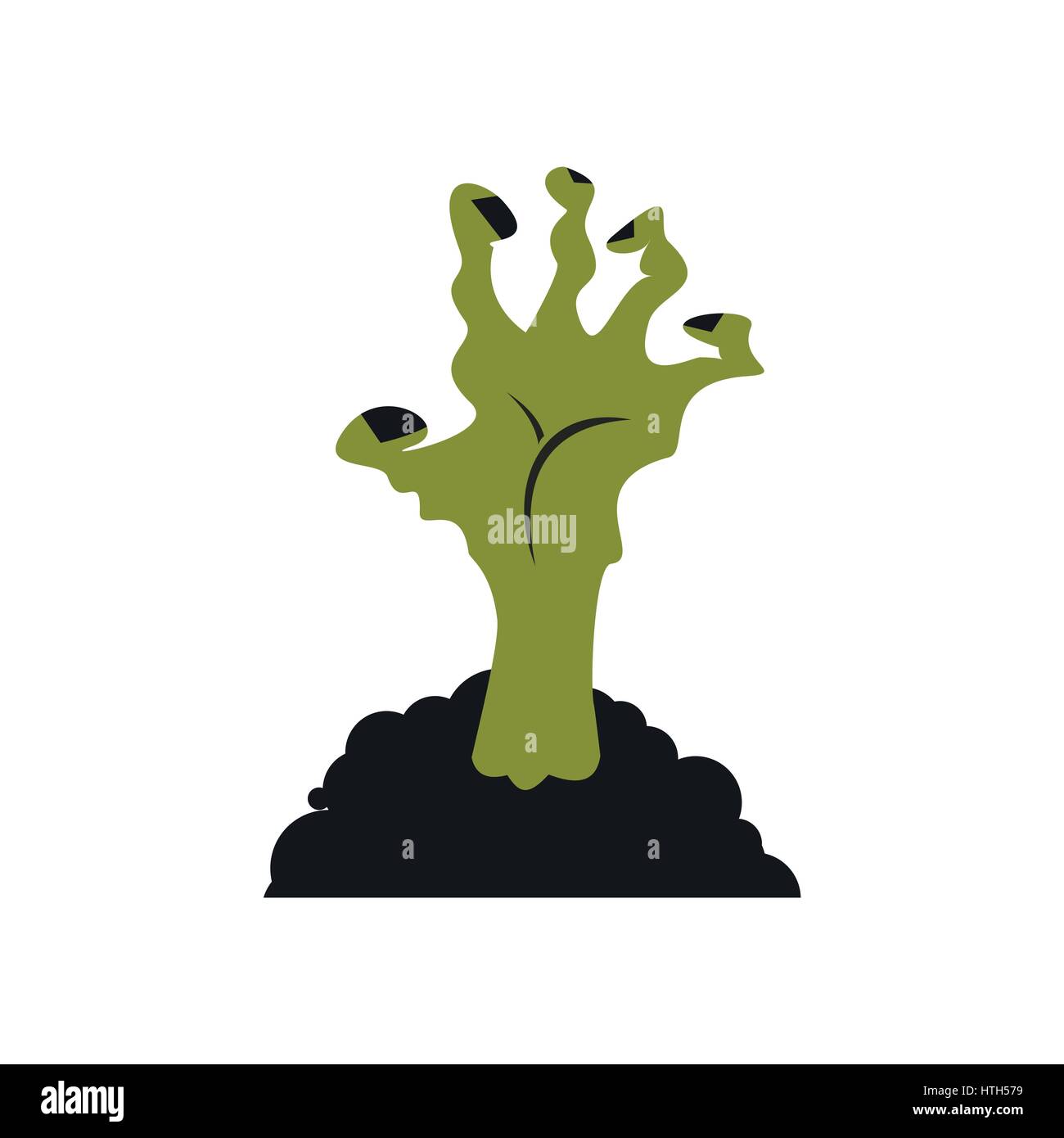 Zombie hand icon Stock Vector Image & Art - Alamy