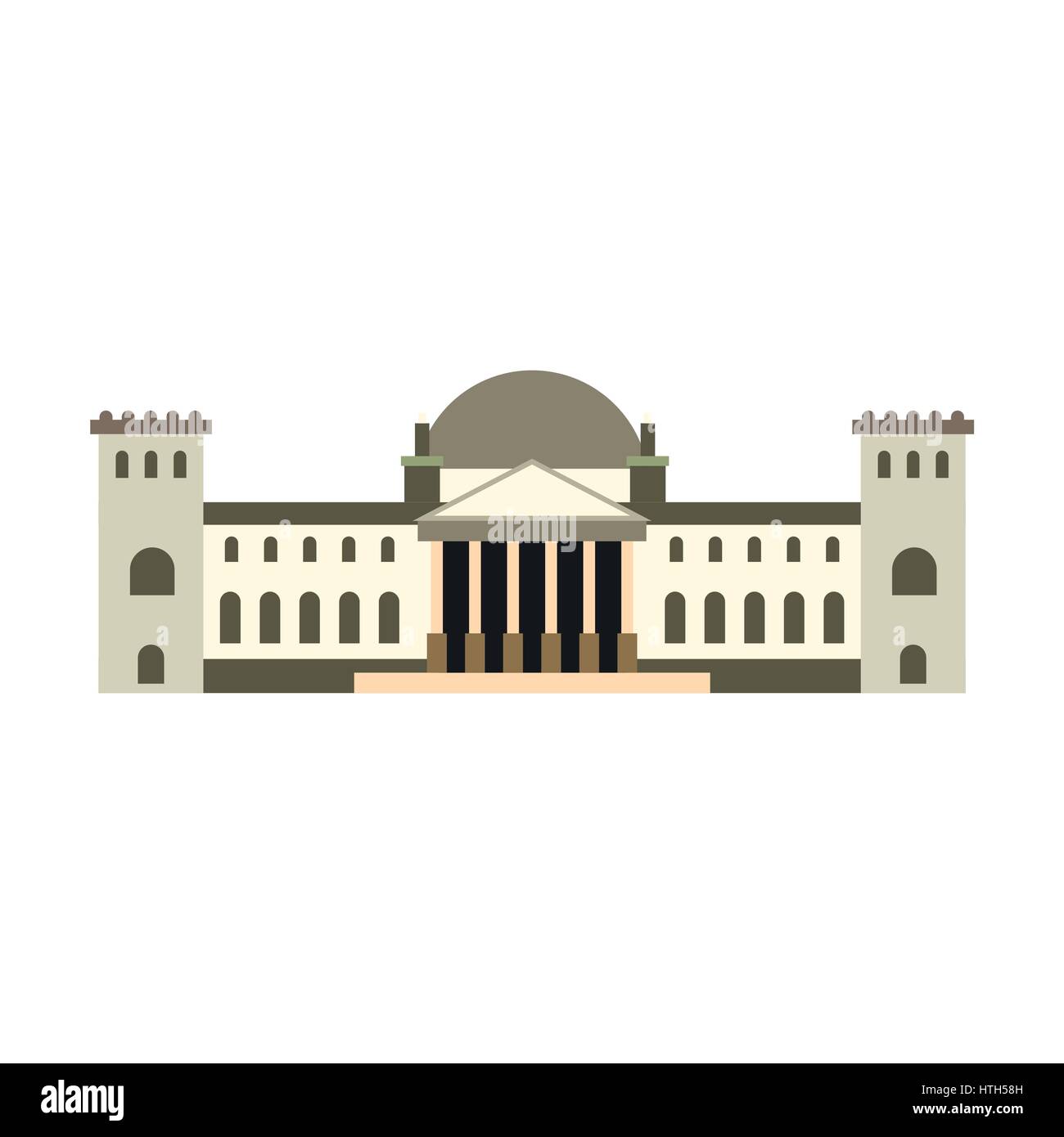 Modern parliament building Cut Out Stock Images & Pictures - Alamy