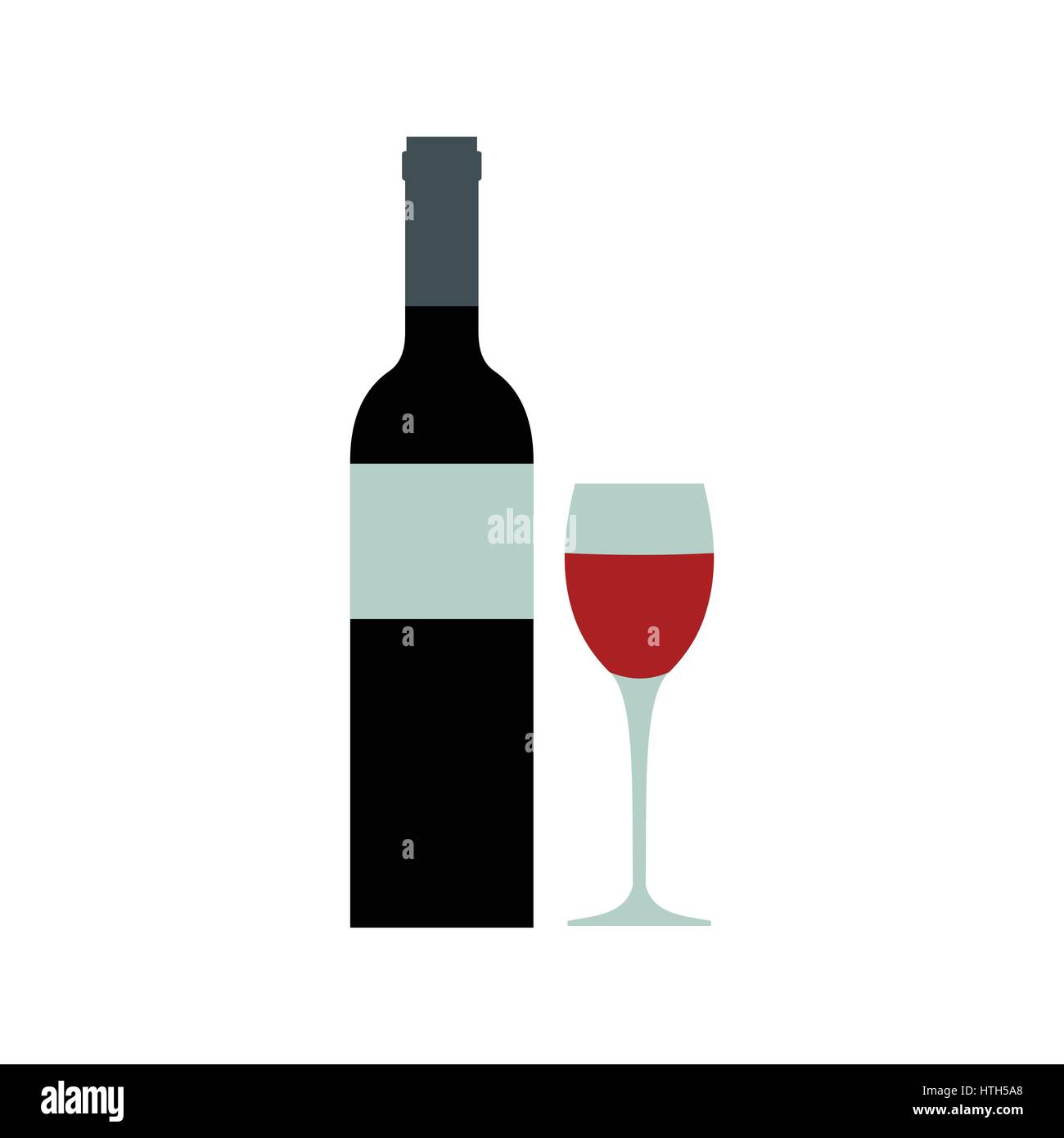 Glass red wine italy Stock Vector Images - Alamy