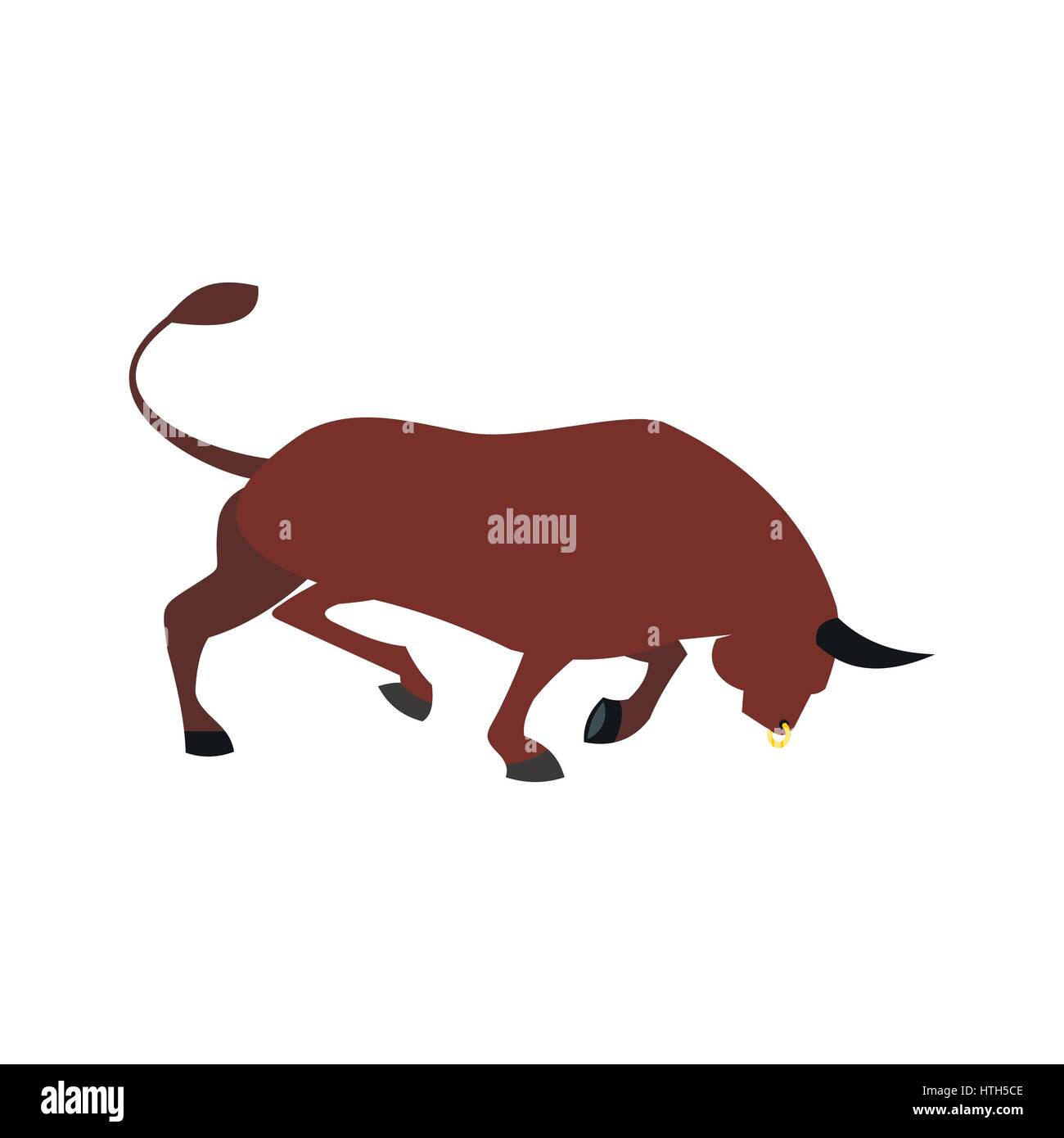 Sport bullfight Stock Vector Images - Alamy