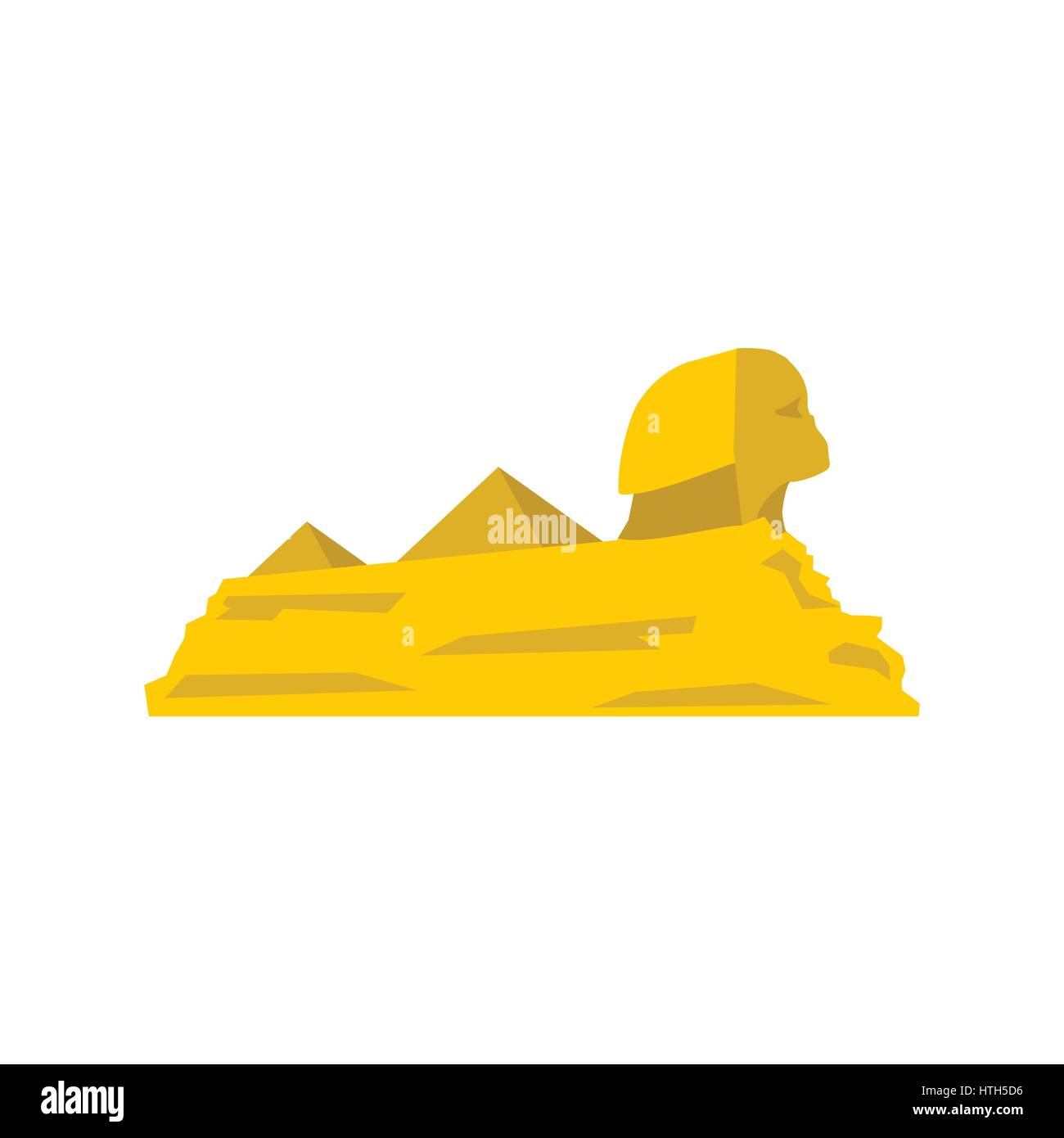 Sphinx icon, flat style Stock Vector Image & Art - Alamy