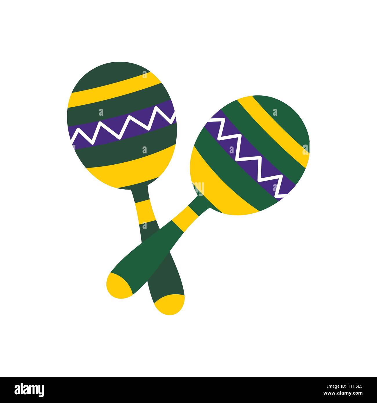 Maracas icon, flat style Stock Vector Image & Art - Alamy