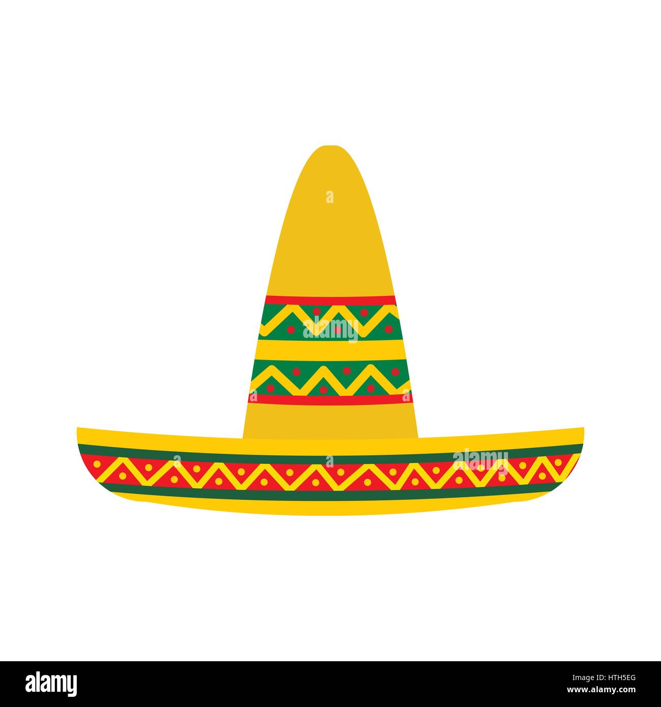 Sombrero icon, flat style Stock Vector Image & Art - Alamy