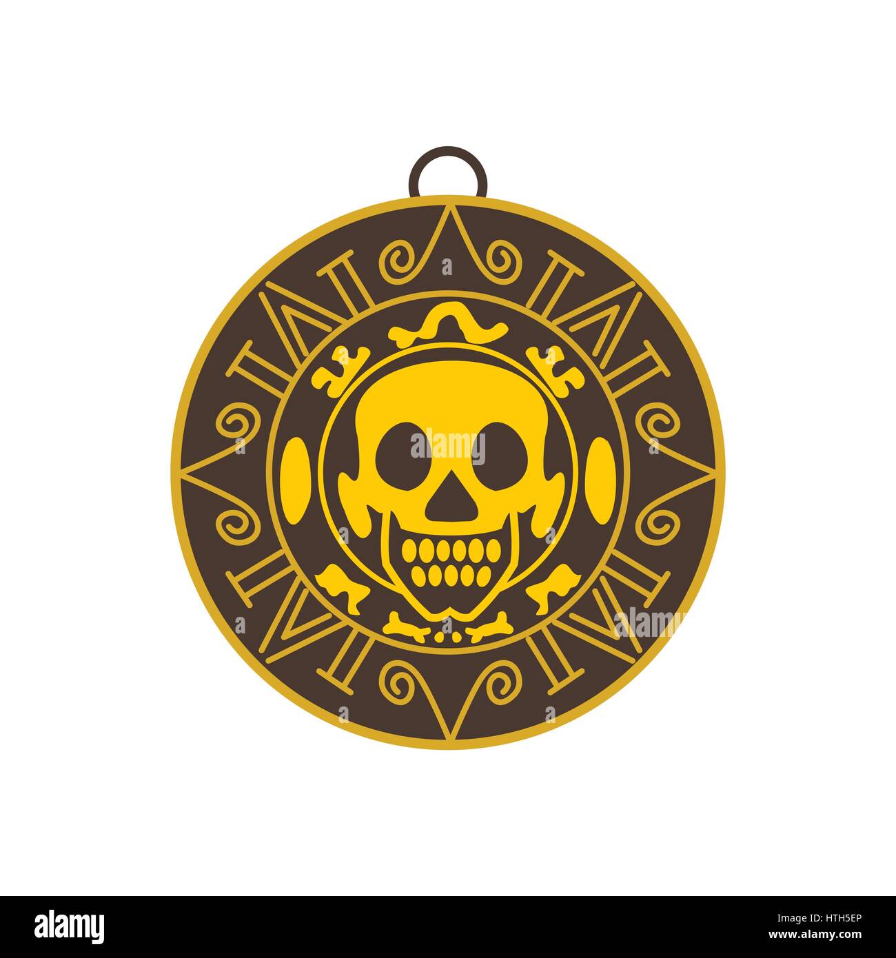 Aztec gold coin hi-res stock photography and images - Alamy