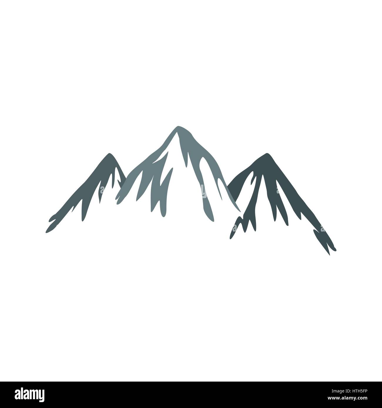 Panorama scenic mountain lake Cut Out Stock Images & Pictures - Alamy