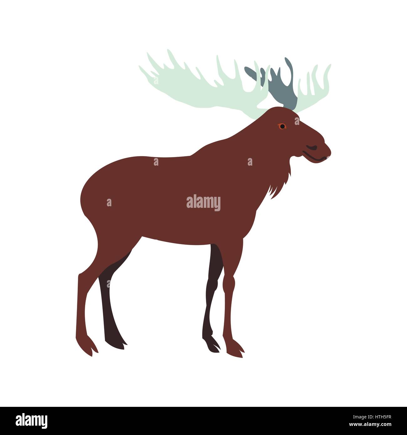 Young sika deer Cut Out Stock Images & Pictures - Alamy