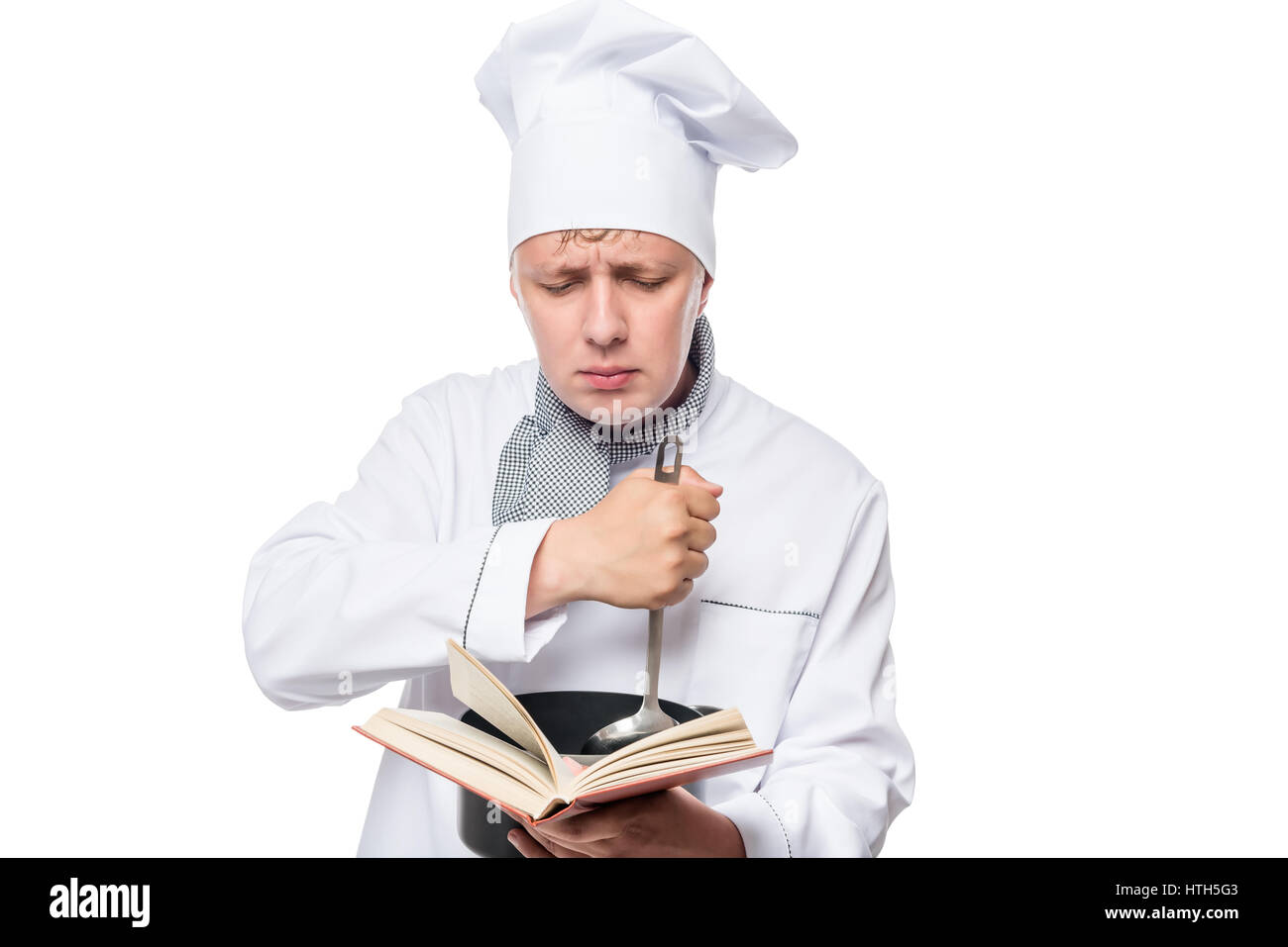 Reading a recipe book hi-res stock photography and images - Alamy