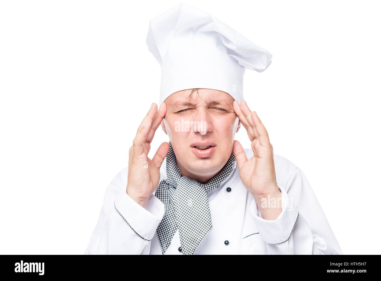 Chef cook stress hi-res stock photography and images - Alamy