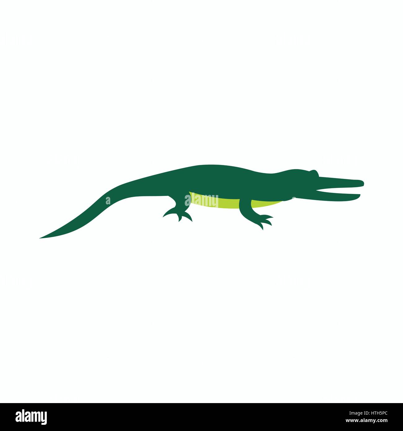 Nile crocodile Stock Vector Images - Alamy
