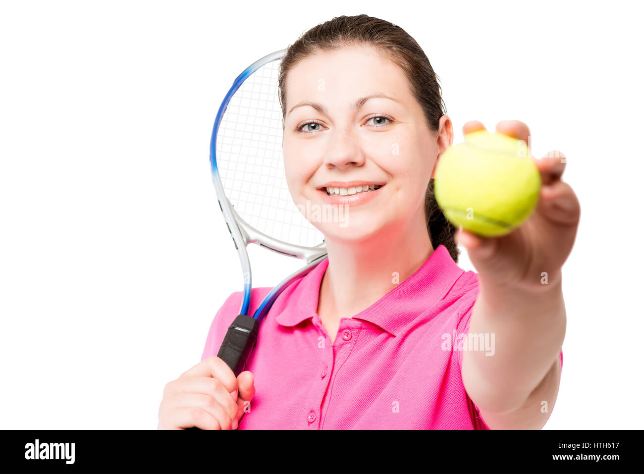 Ball female tennis player professional tennis player tennis racquet hi-res stock photography and ...