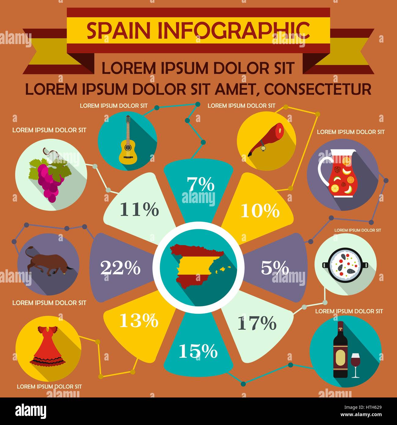 Info Madrid Stock Vector Images - Alamy