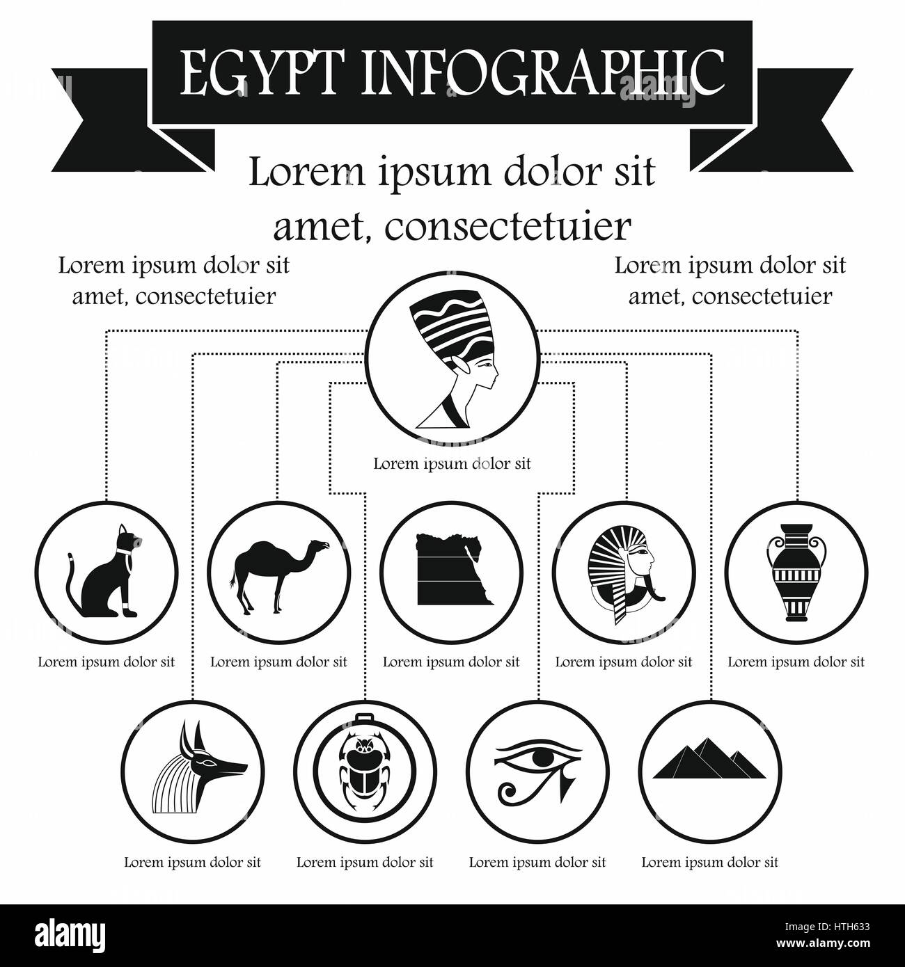 Infographic sphinx hi-res stock photography and images - Alamy