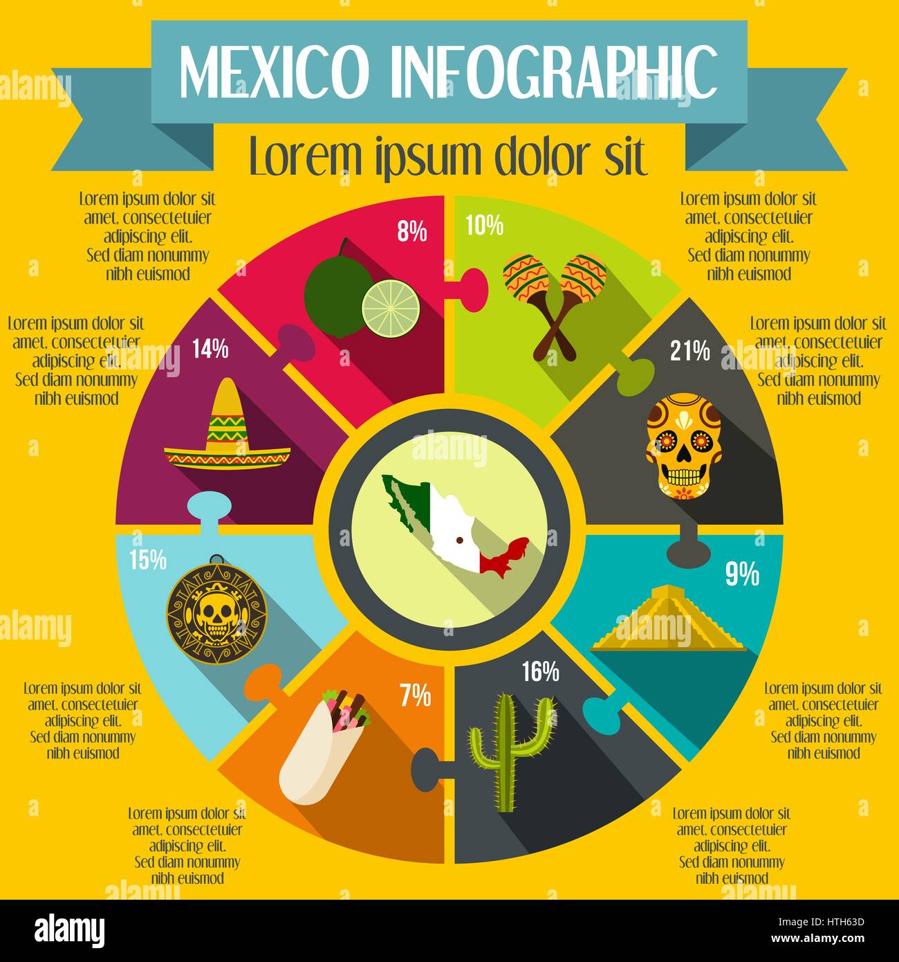 Infographic about aztec hi-res stock photography and images - Alamy