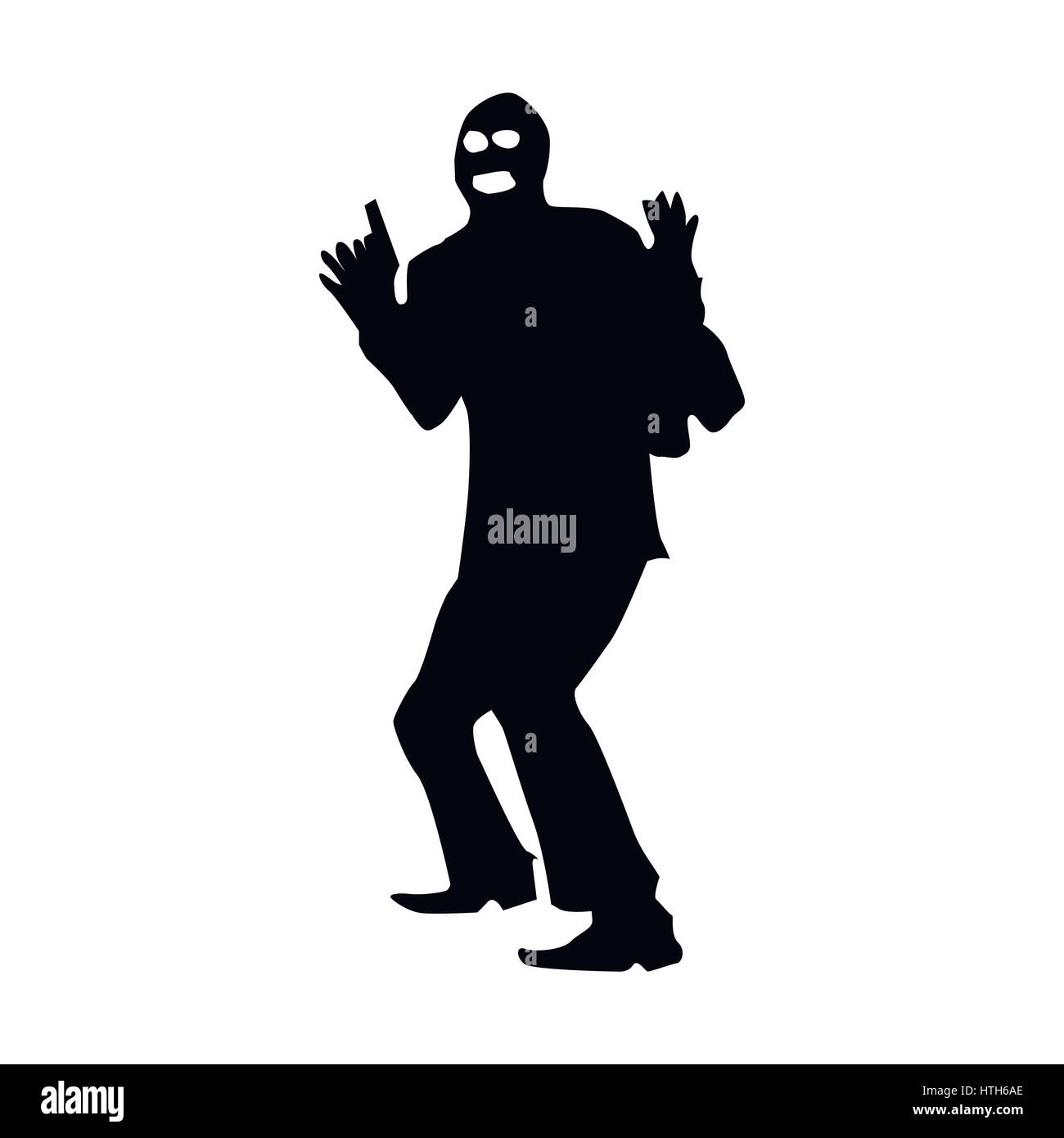 Man black ski mask Cut Out Stock Images & Pictures - Alamy