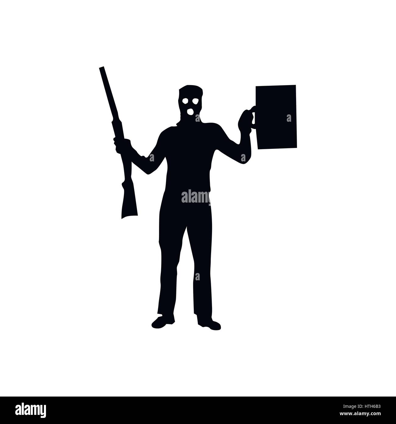 Man black ski mask Cut Out Stock Images & Pictures - Alamy