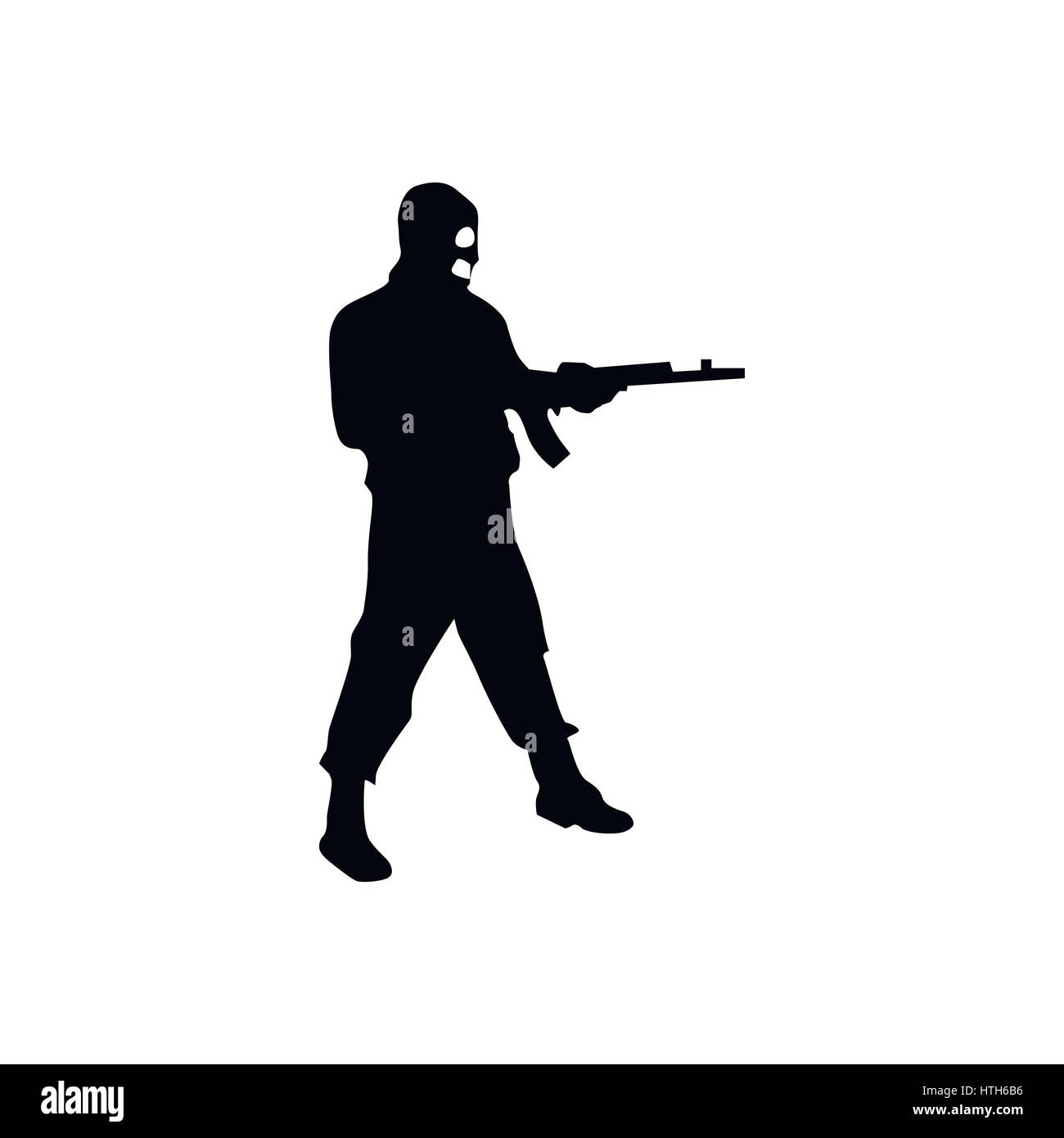 Man black ski mask Cut Out Stock Images & Pictures - Alamy