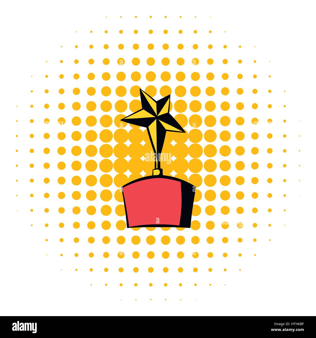 Star award icon, comics style Stock Vector Image & Art - Alamy