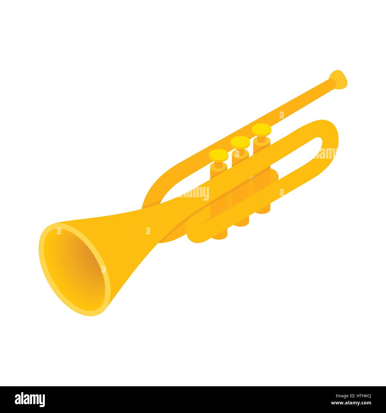 Trumpet 3d Stock Vector Images - Alamy