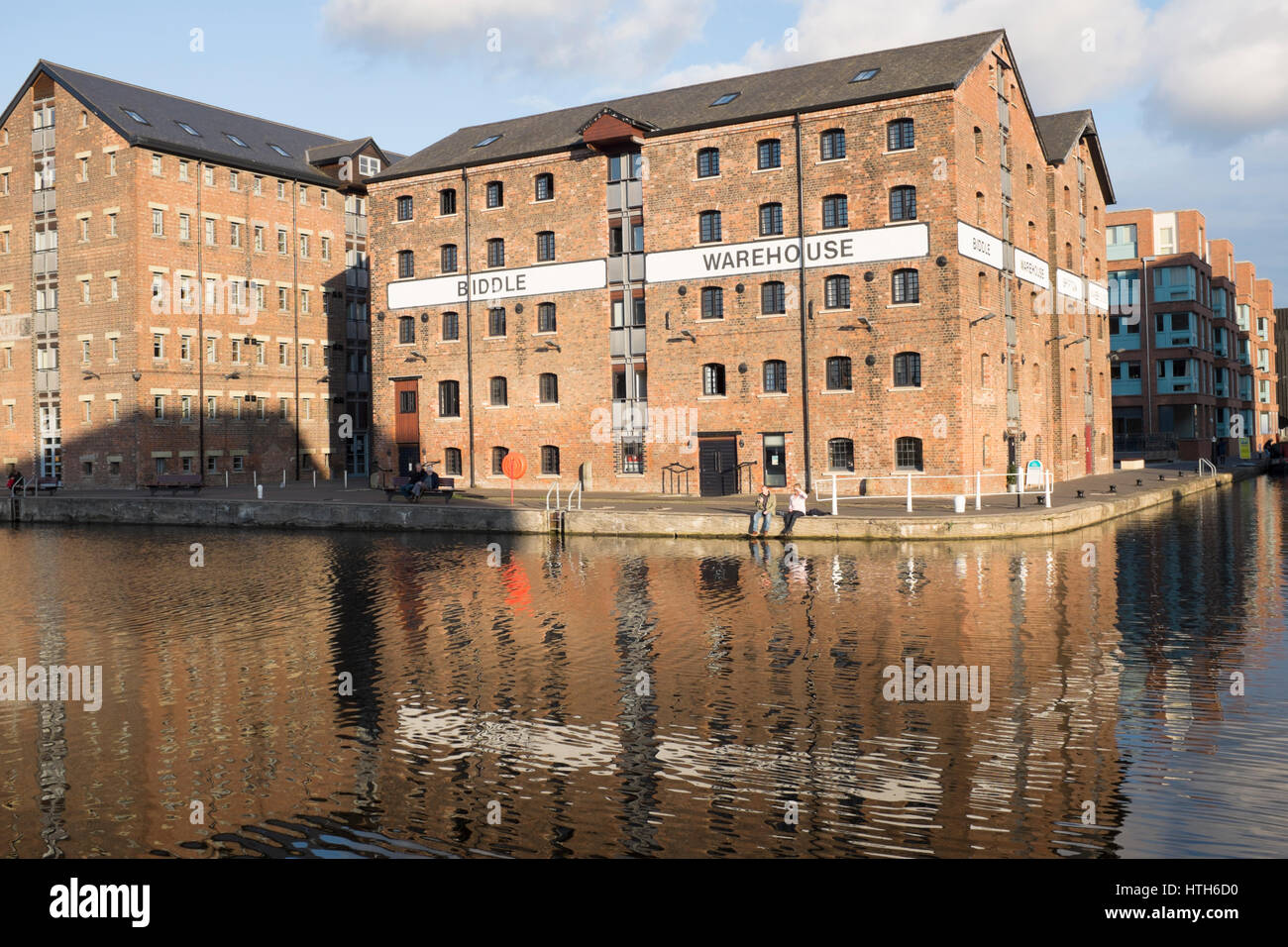 The main basin of Gloucester docks in southern England. It is Britain's ...