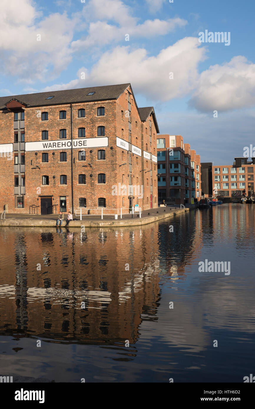 The main basin of Gloucester docks in southern England. It is Britain's ...