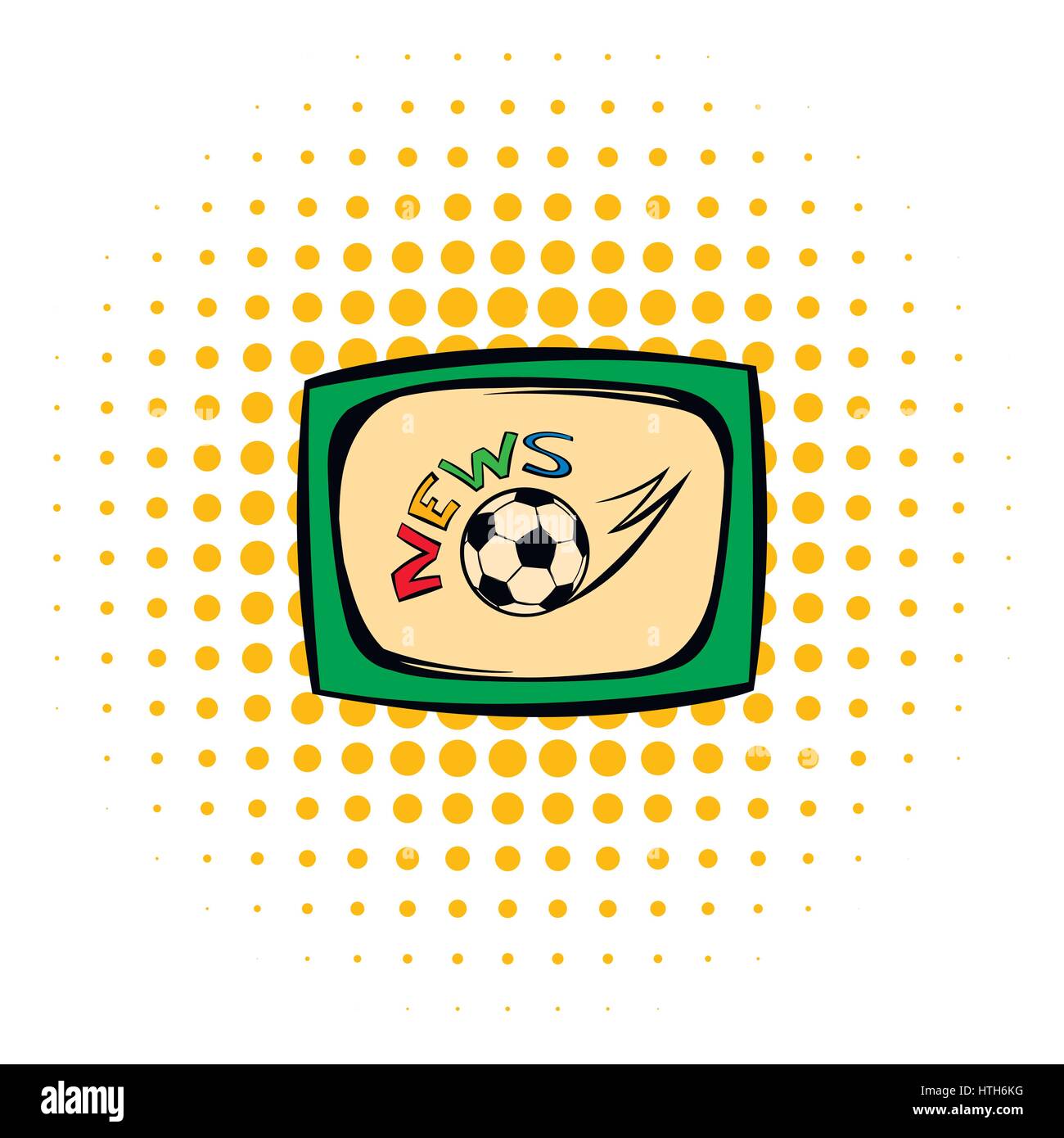 Soccer tv studio Stock Vector Images - Alamy