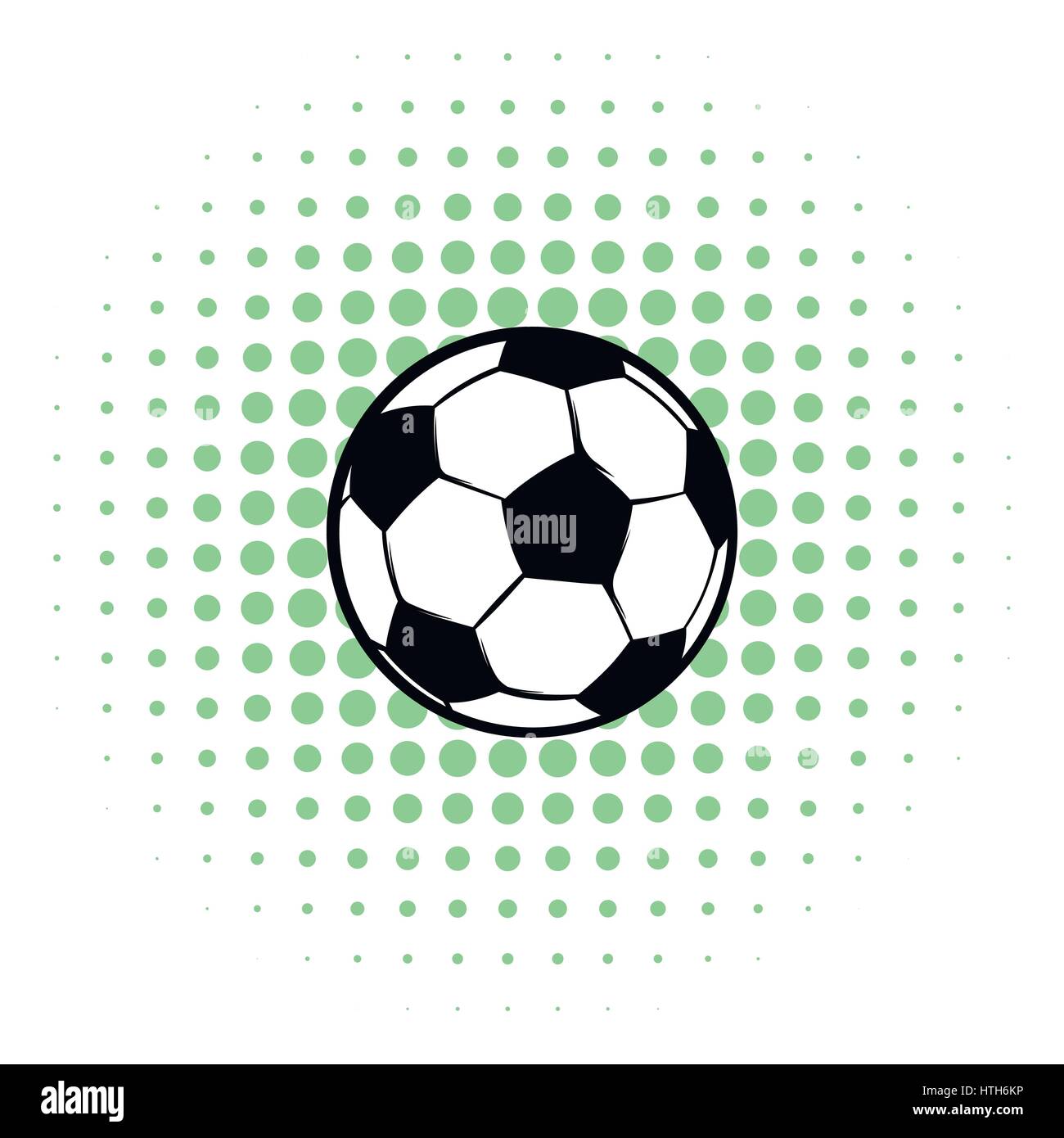 Football ball icon, comics style Stock Vector Image & Art - Alamy
