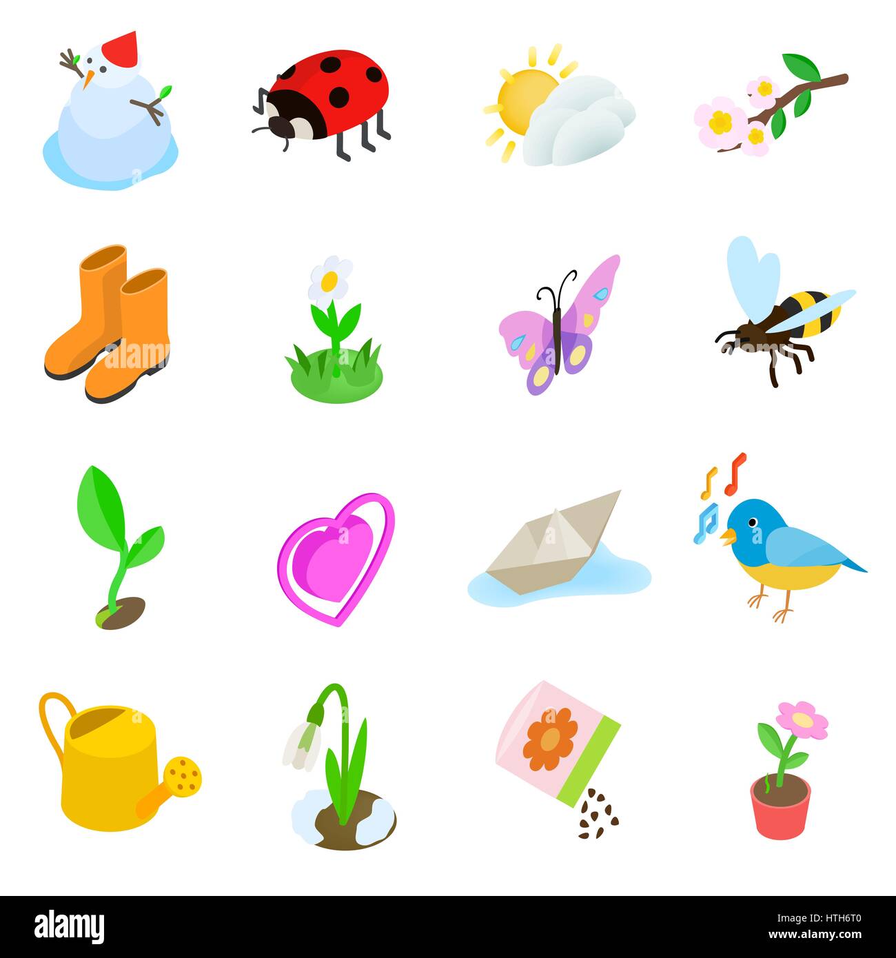 Sprout isometric 3d icon hi-res stock photography and images - Alamy